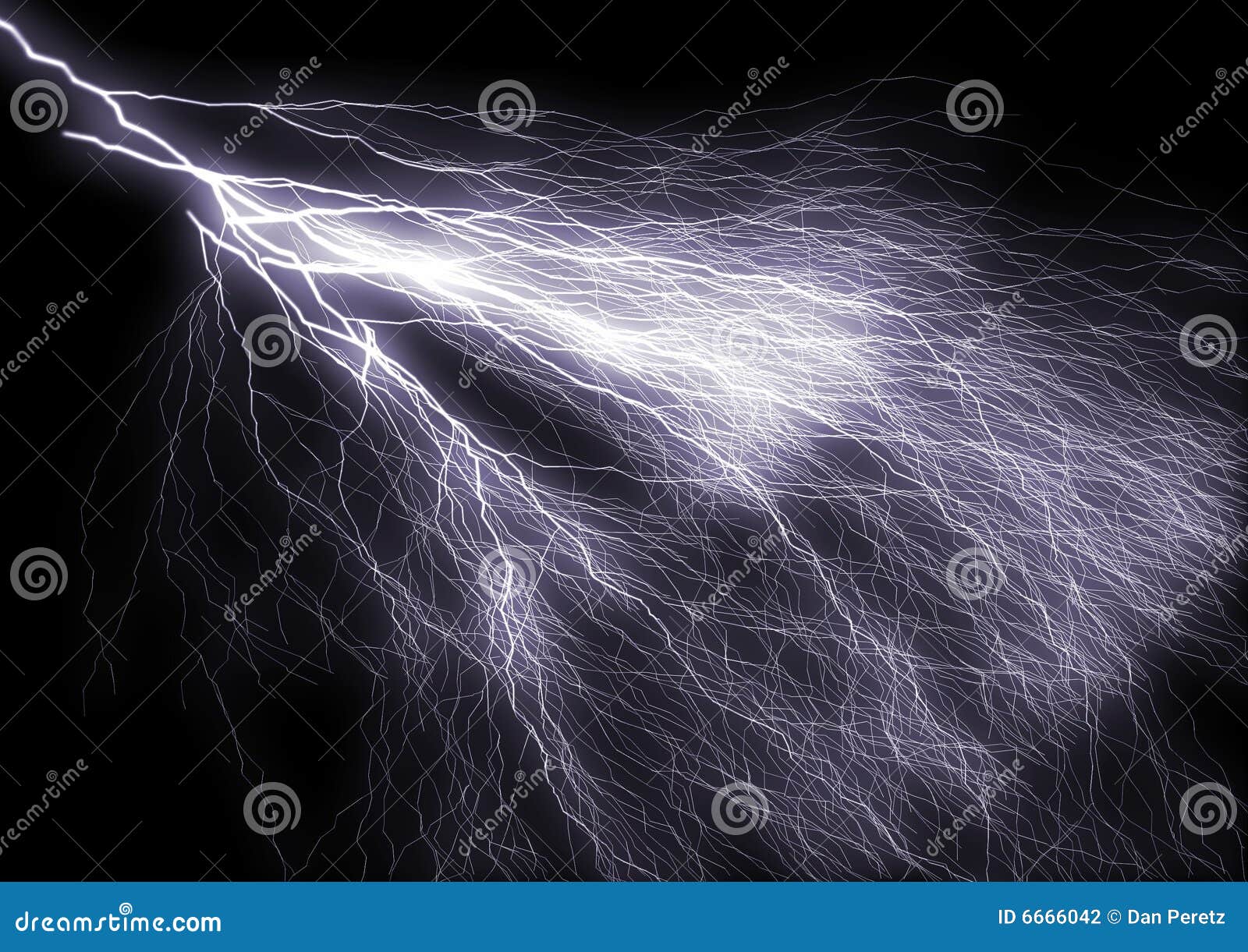 Blixt stock illustrationer. Illustration av storm, regnstorm - 6666042