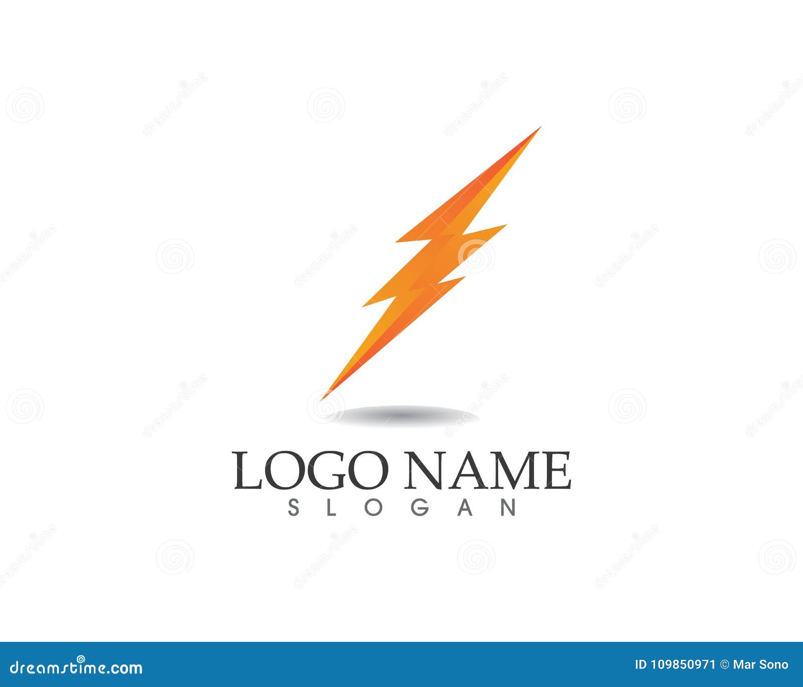 Blixtsymbolslogo Och Symboler Vektor Illustrationer - Illustration av ...