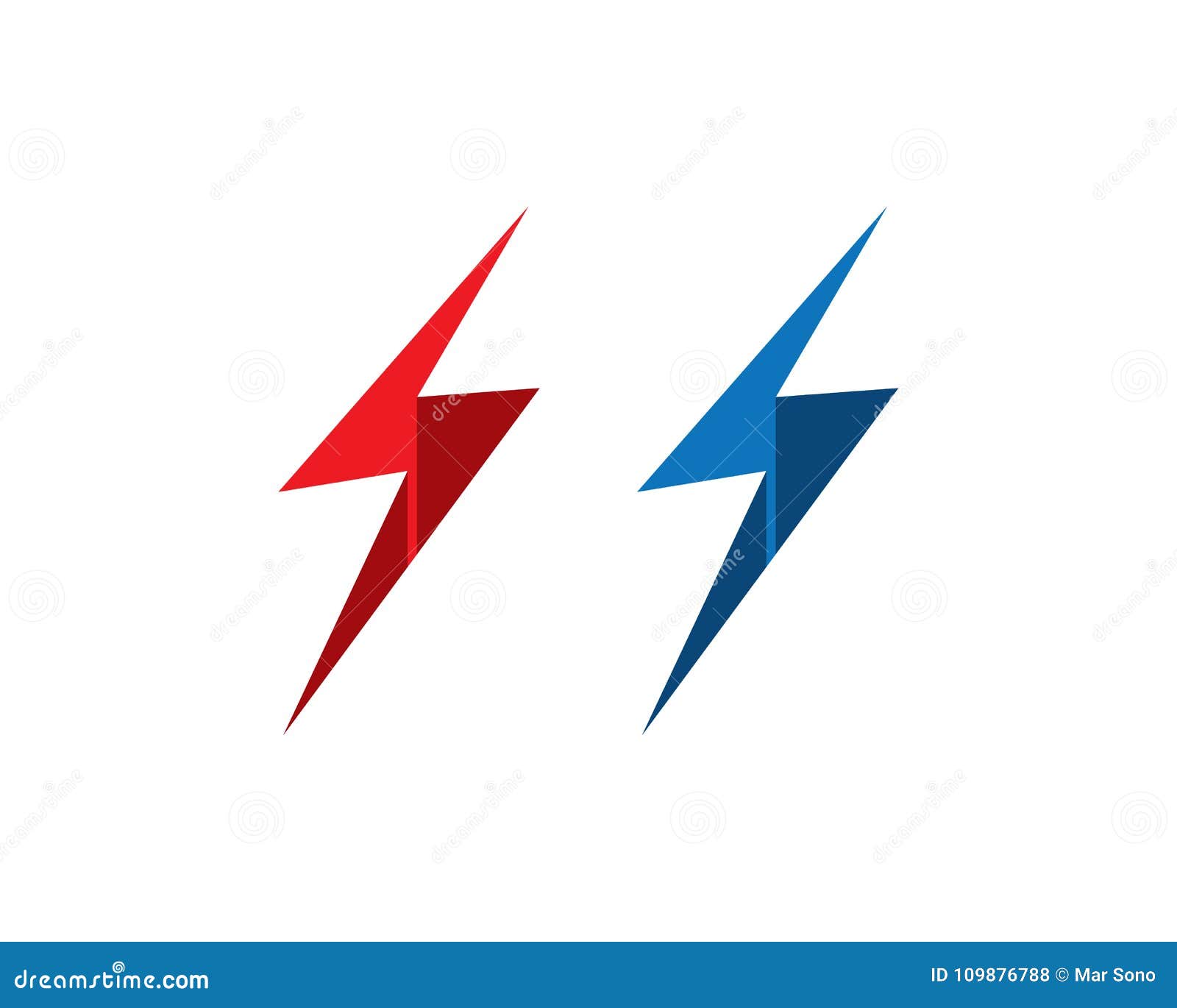 Blixtsymbolslogo Och Symboler Vektor Illustrationer - Illustration av ...