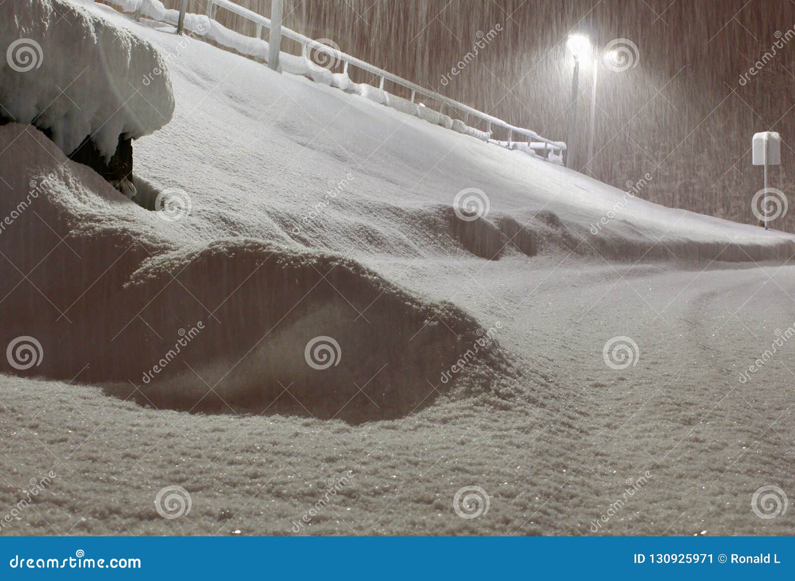 Blizzard in Alaska stock image. Image of blizzard, cold - 130925971