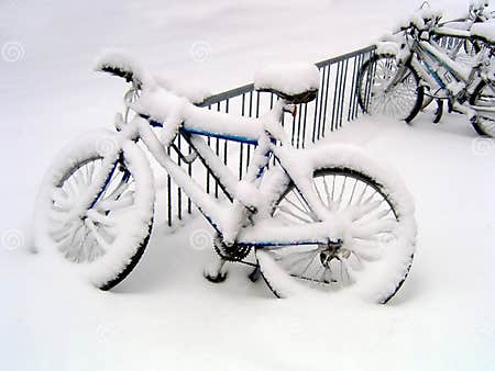 Blizzard Bikes stock image. Image of bikes, transportation - 295775