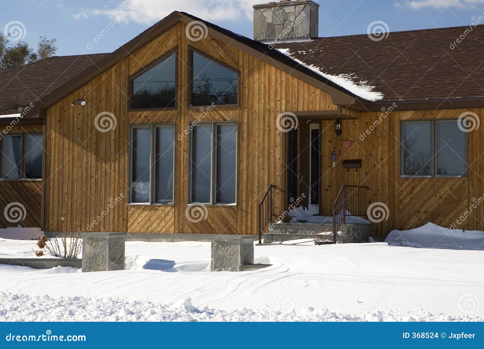 Blizzard House stock photo. Image of blue, weather, wood - 368524
