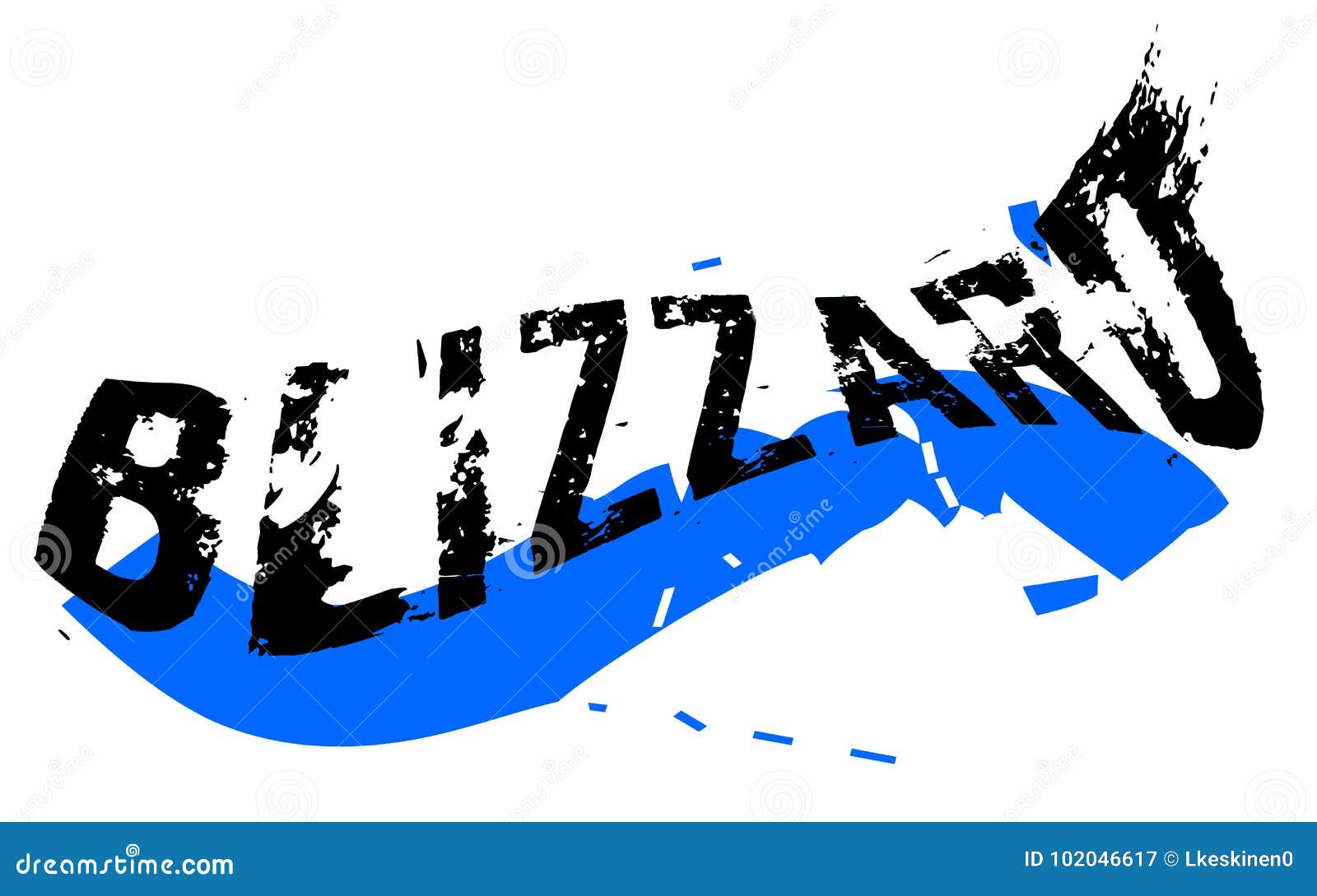 Blizzard sticker stamp stock vector. Illustration of warn - 102046617