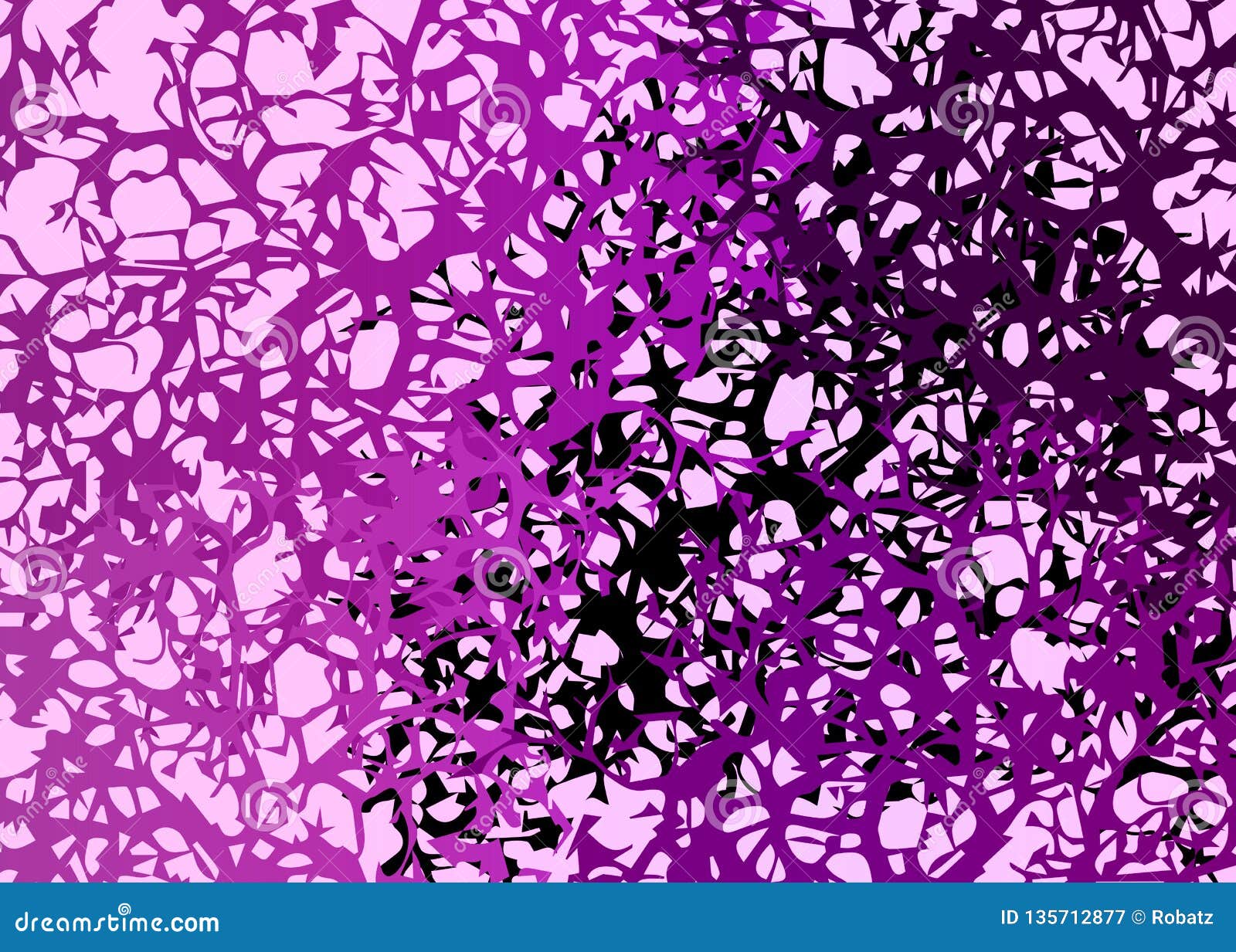 Abstract Geometric Coral Reef Violet Texture Background, Multicolor ...