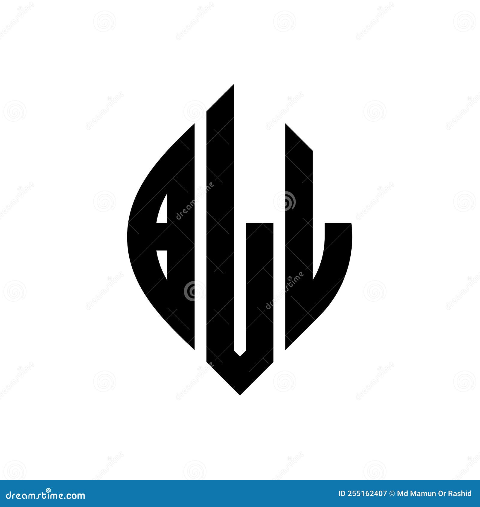 BLL Circle Letter Logo Design with Circle and Ellipse Shape. BLL ...