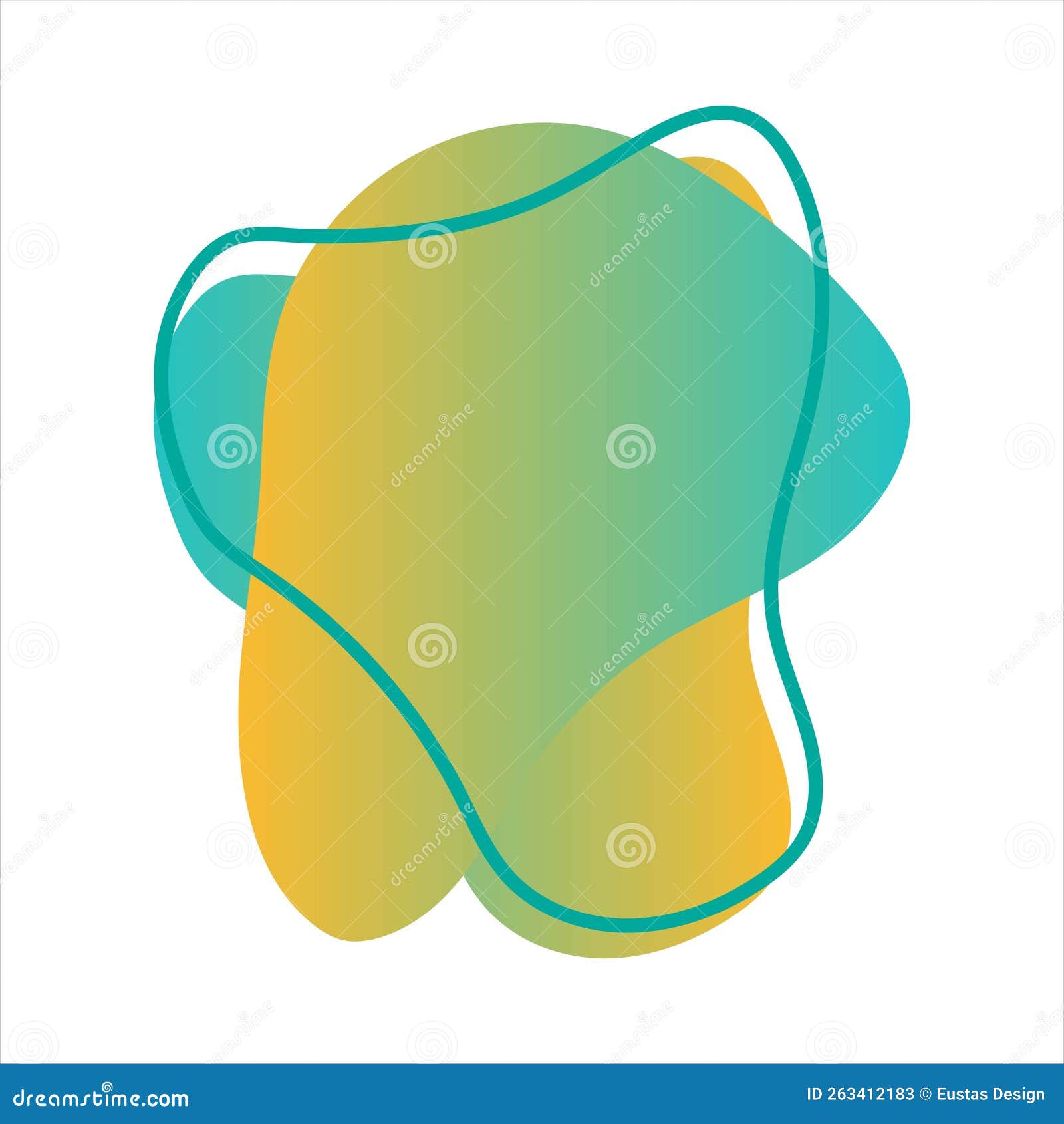 Blob Gradient Vector for Template Stock Vector - Illustration of ...
