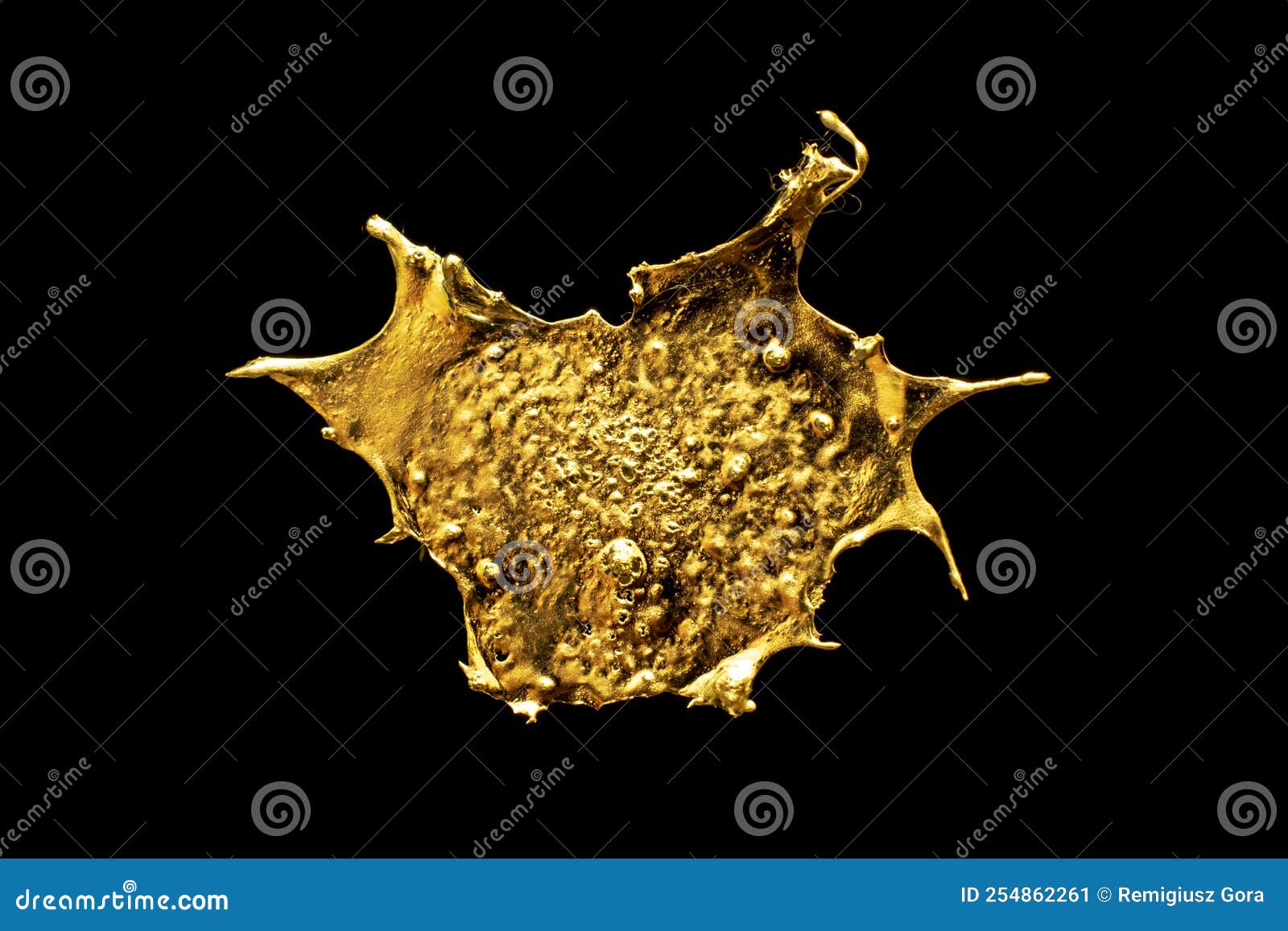 A blob of molten metal stock image. Image of liquid - 254862261