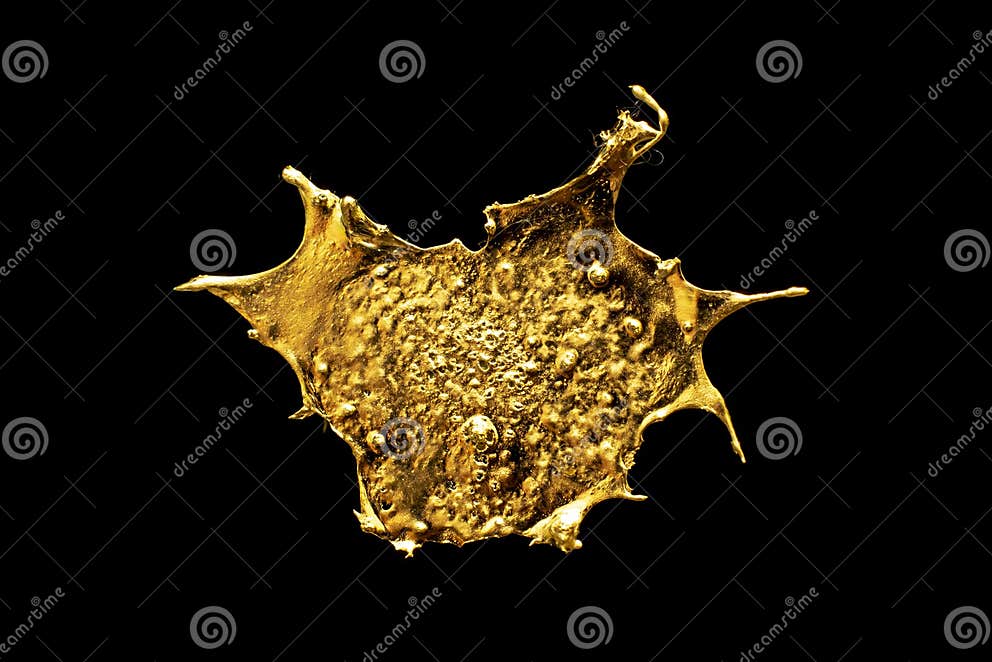 A blob of molten metal stock image. Image of liquid - 254862261
