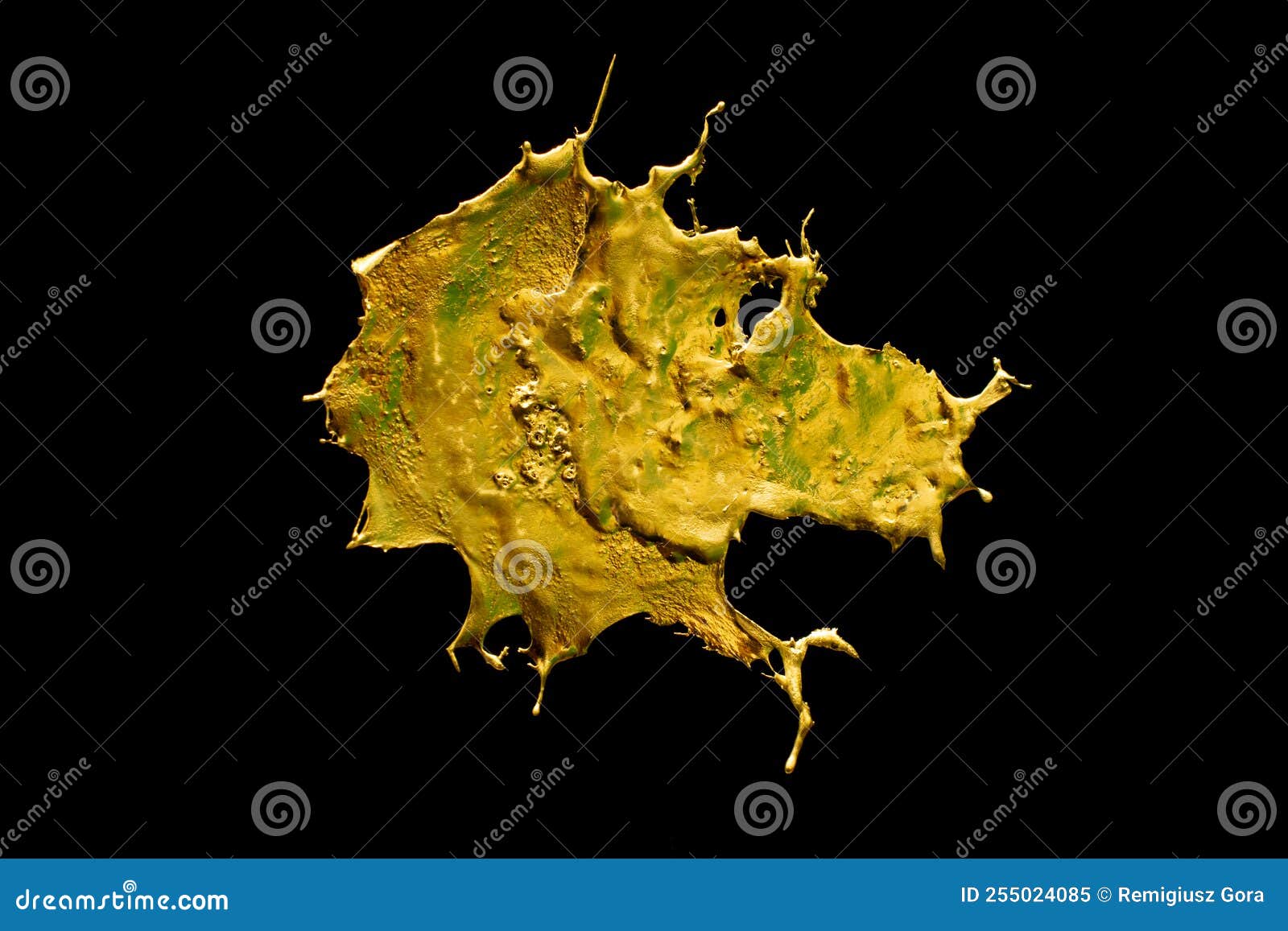 A blob of molten metal stock image. Image of splashing - 255024085
