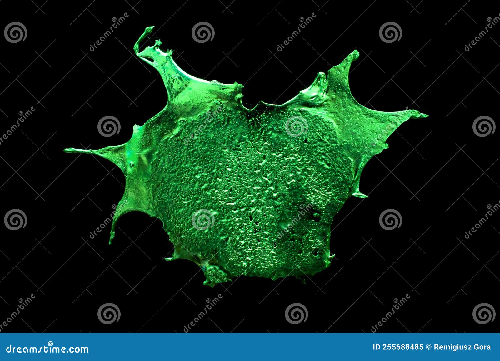 A blob of molten metal stock image. Image of element - 255688485