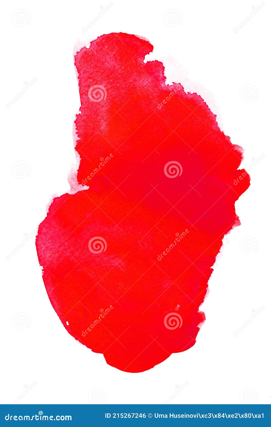 A blob of Red Watercolor stock illustration. Illustration of pattern ...