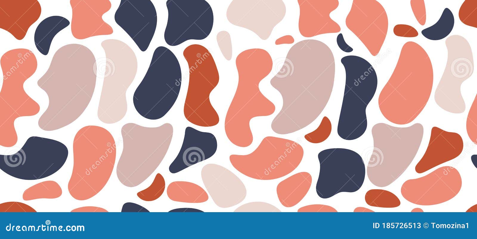 Blobs on white background stock vector. Illustration of modern - 185726513