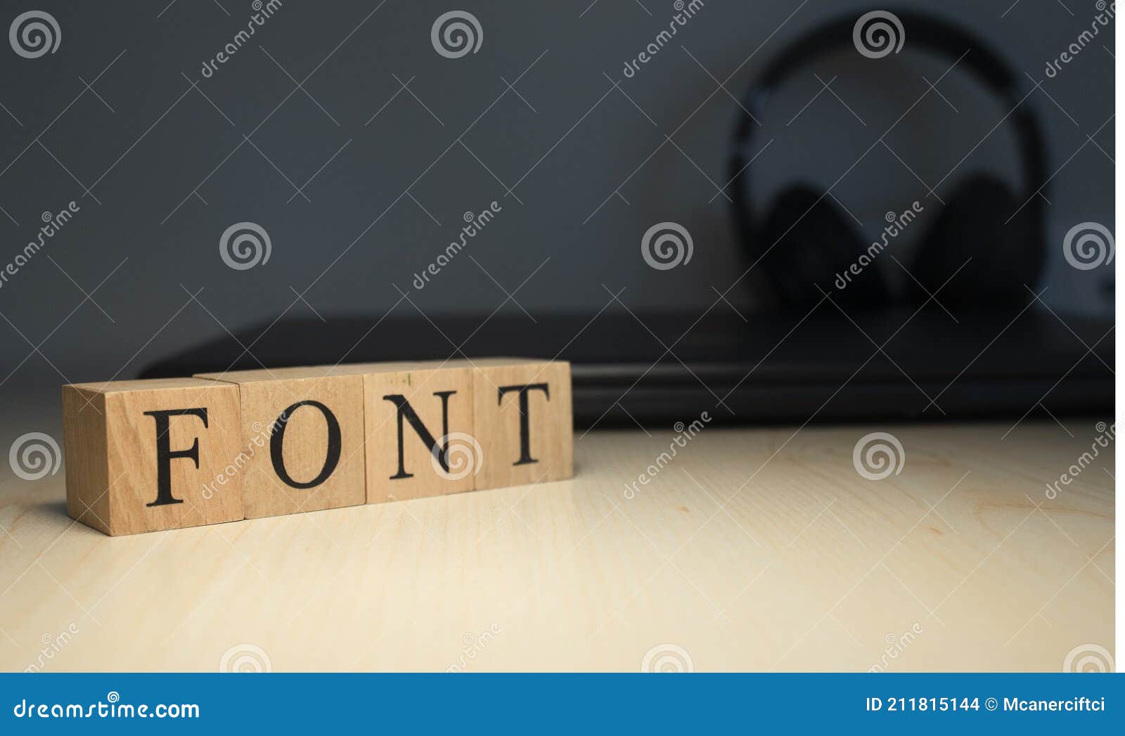 Bloc De Construction De Cube De Mot Conception De Texte Gros Photo ...