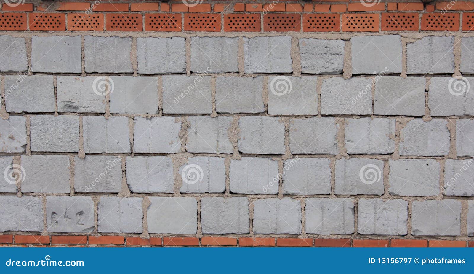 Bloc Et Mur De Briques Bleus De Brise Image stock - Image du interstice ...