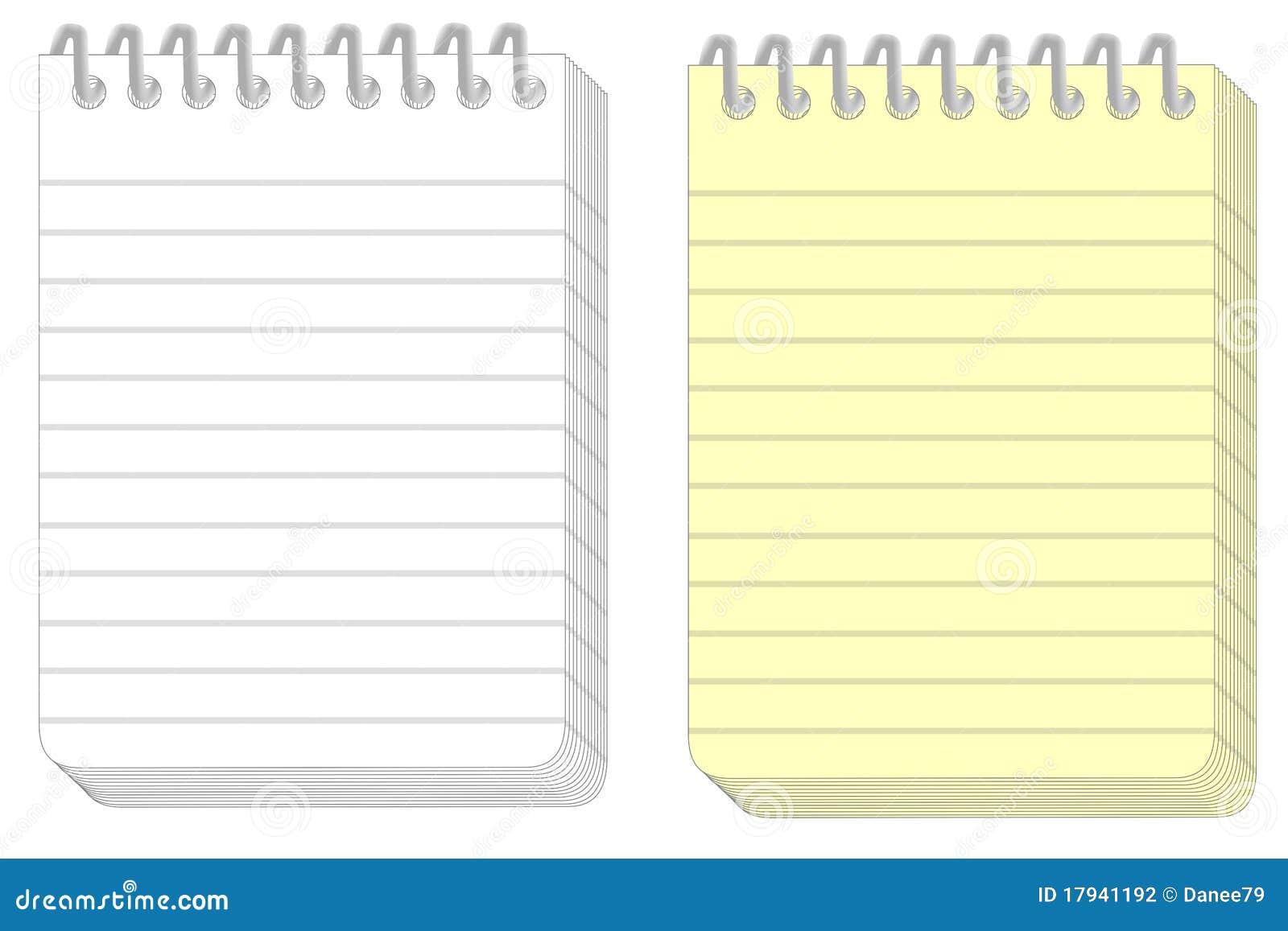 Bloc-notes photo stock. Illustration du remarque, page - 17941192