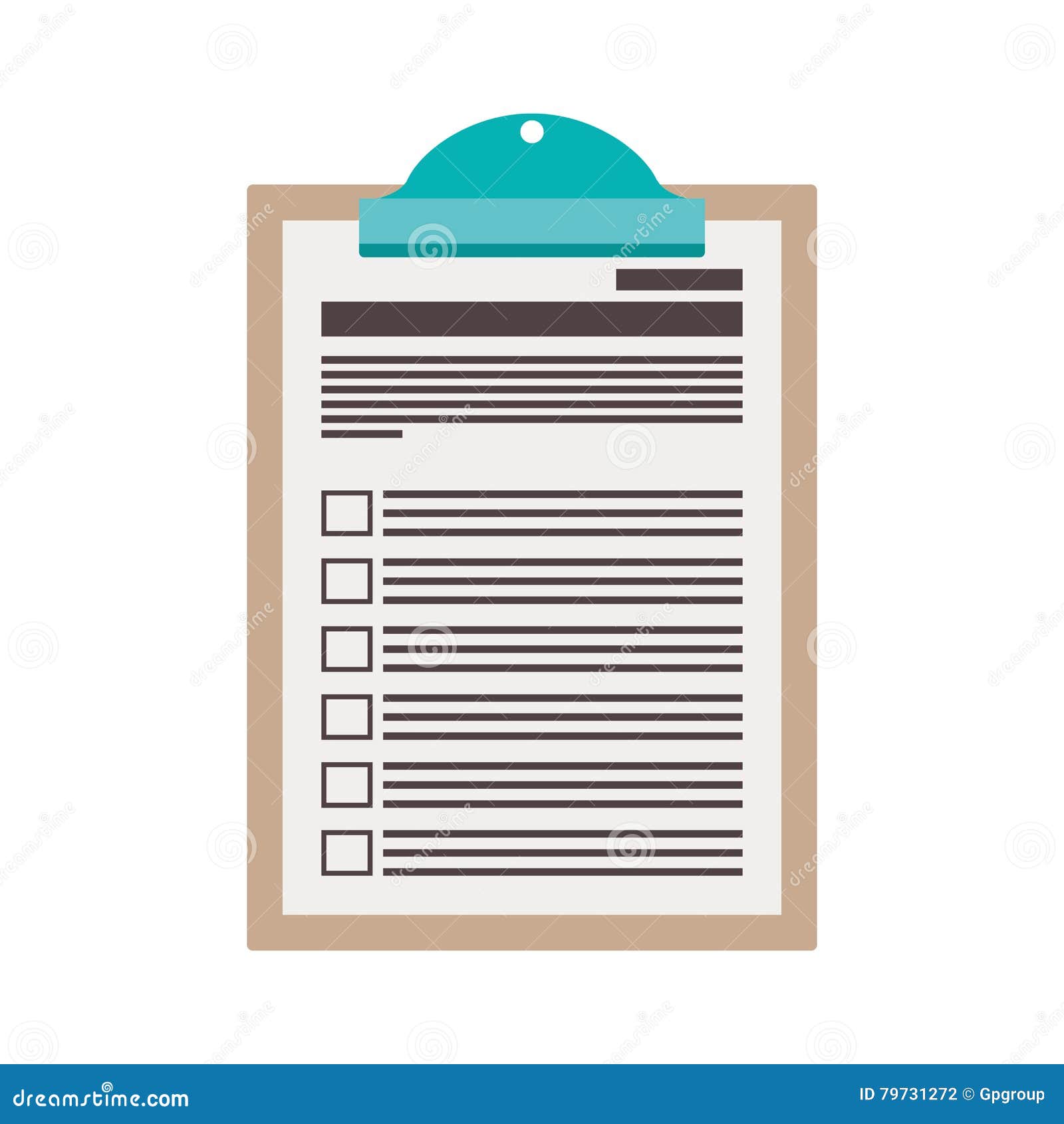 Bloc-notes De Tableau Avec Les Feuilles Et Le Texte Illustration de ...