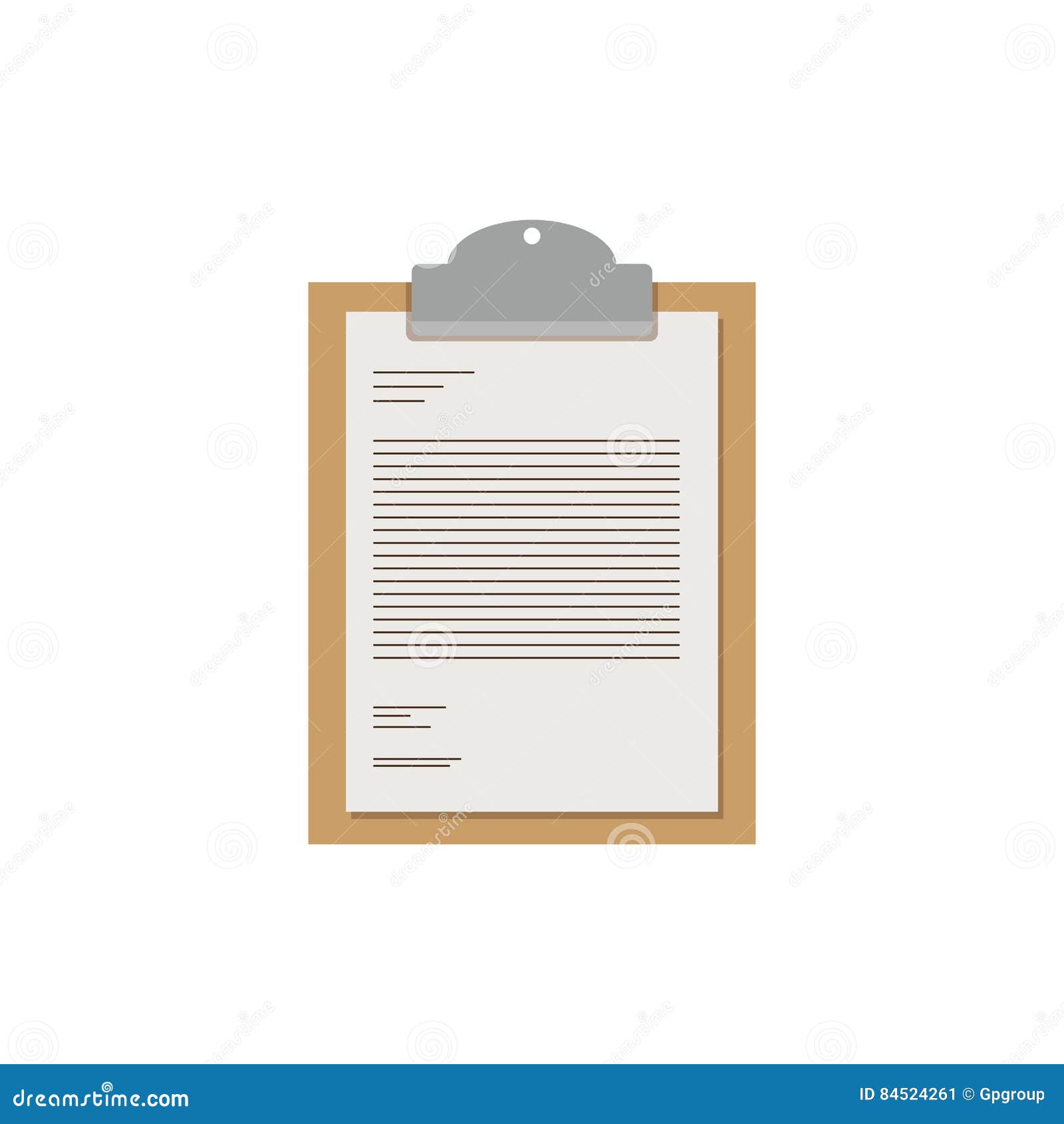 Bloc-notes De Tableau Avec Les Feuilles Et Le Texte Illustration de ...