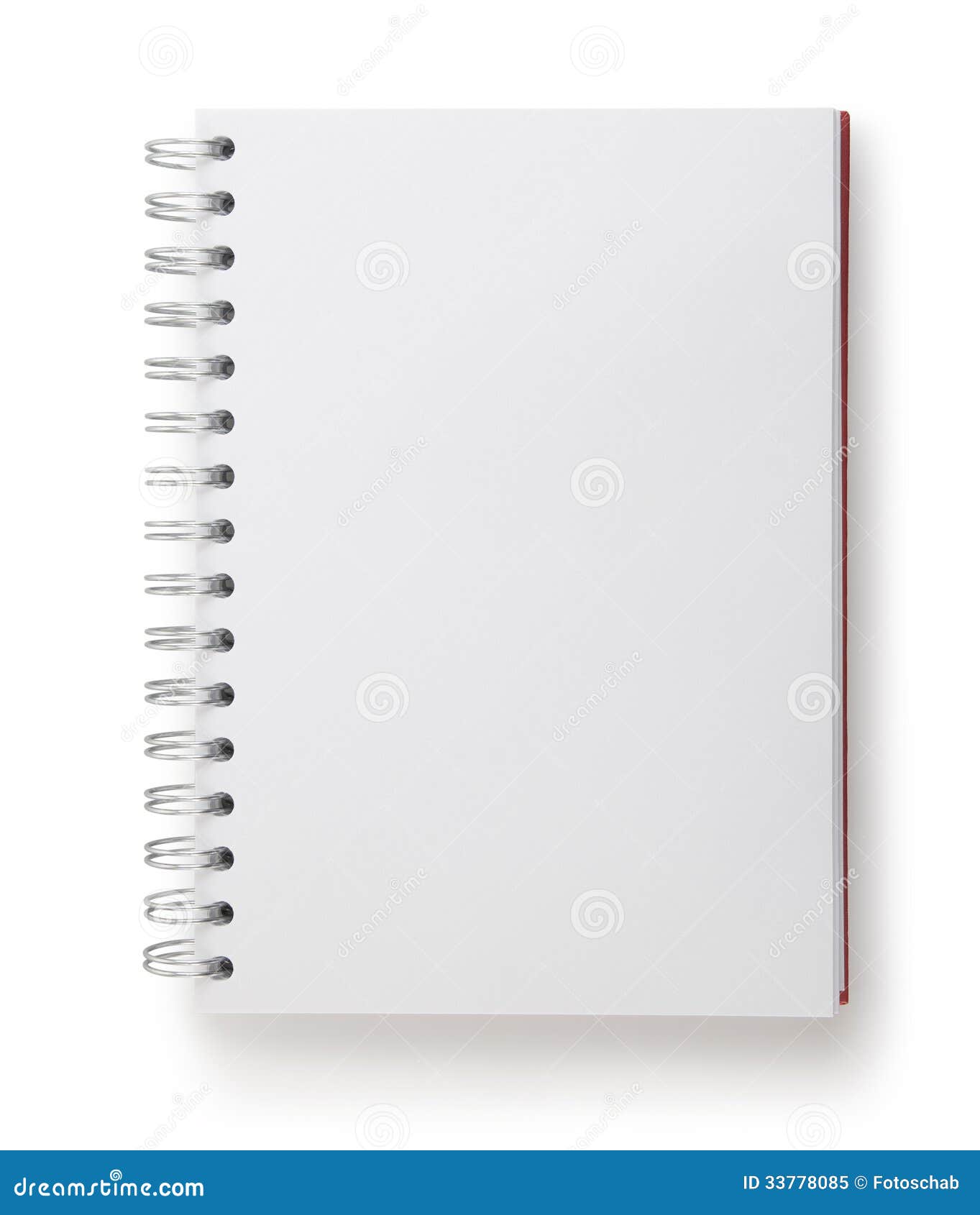 Bloc-notes vide image stock. Image du livre, cahier, note - 33778085