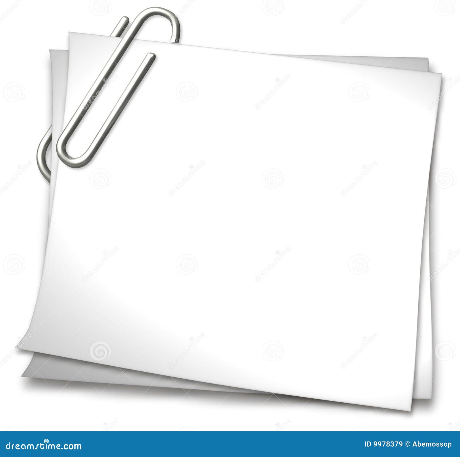 Blocchetto Per Appunti Nel Bianco Illustrazione Vettoriale ...