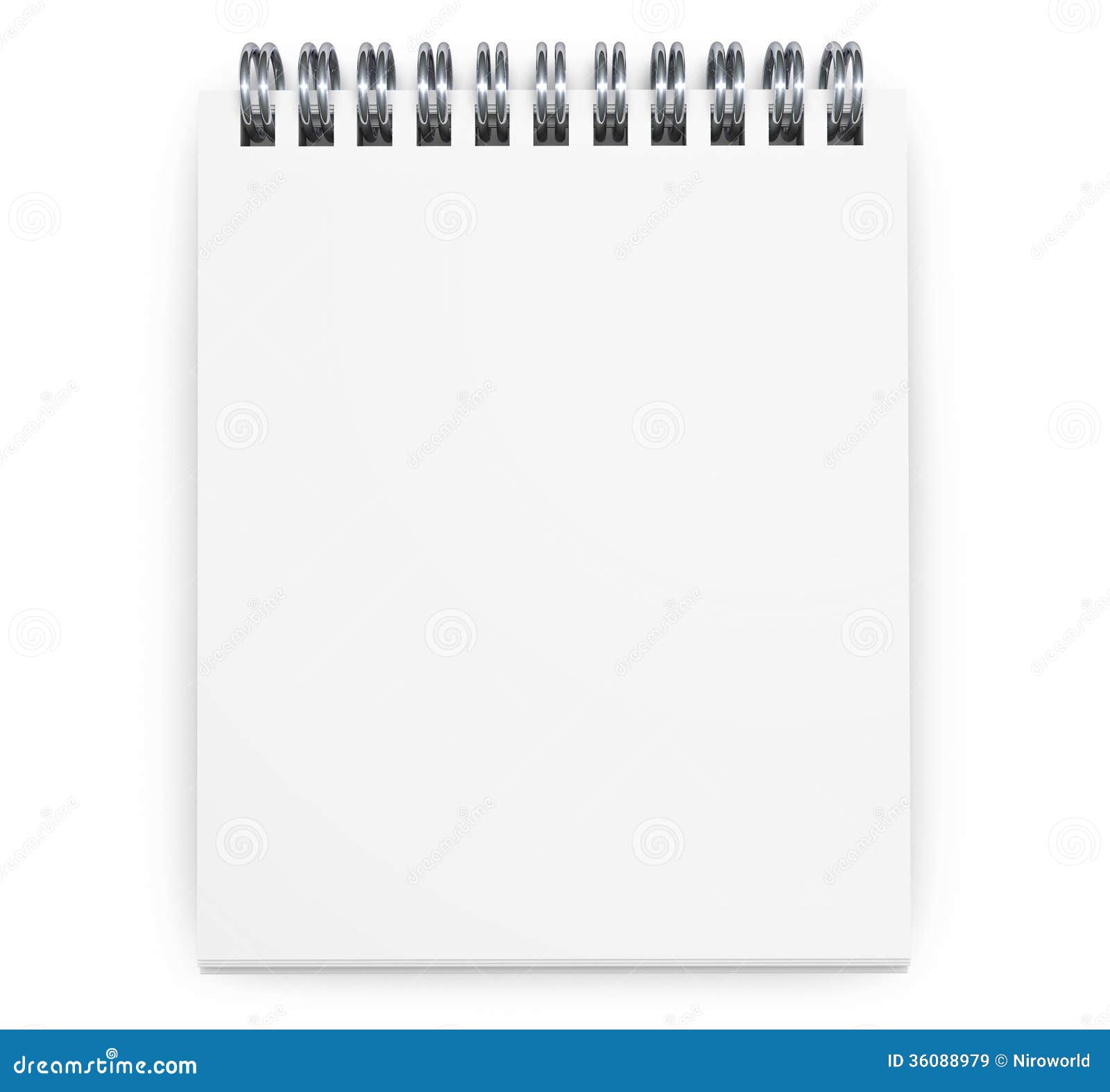 Blocco note in bianco immagine stock. Immagine di bordo - 36088979