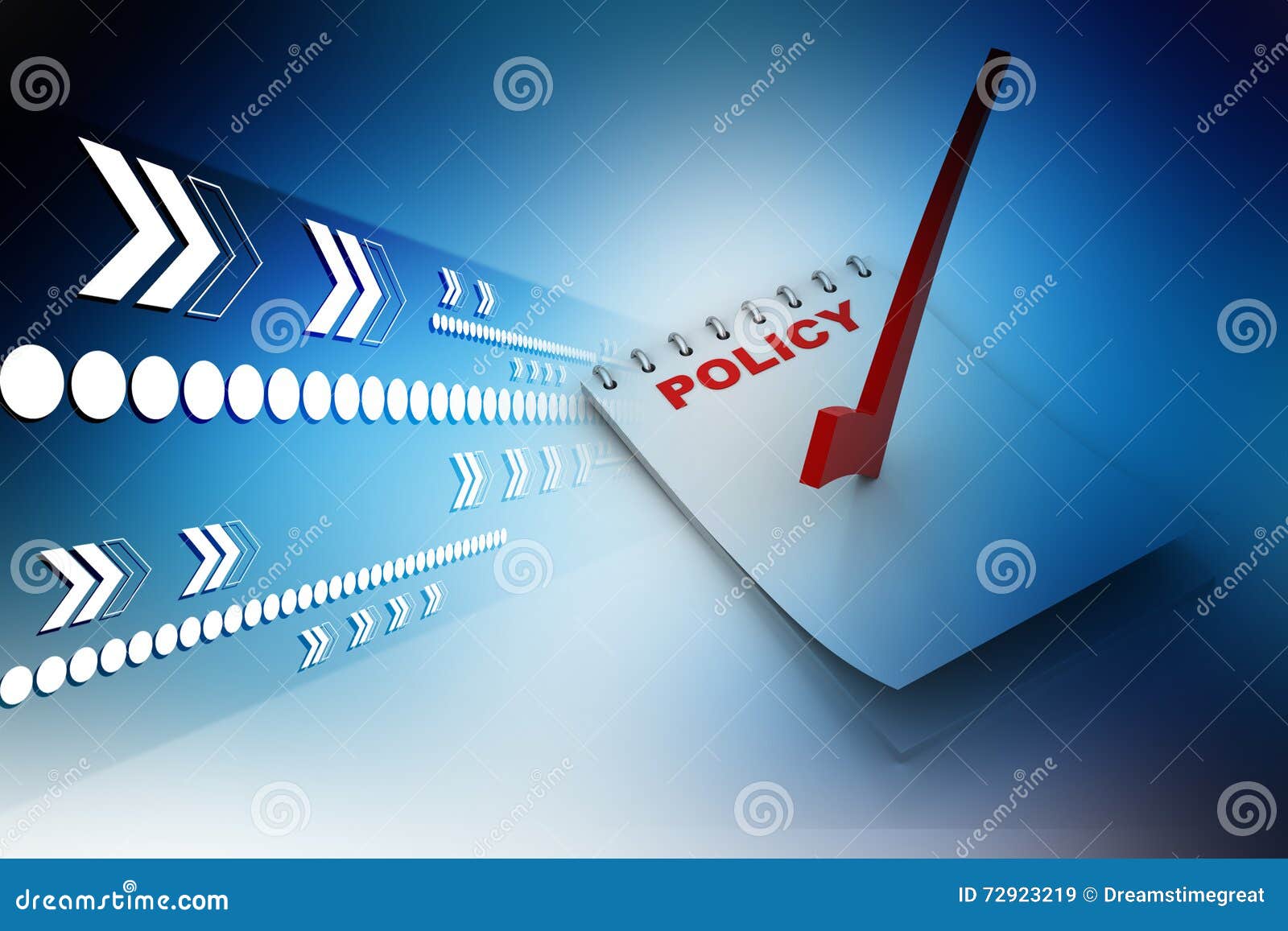 Blocco Note Con Il Segno Di Spunta Illustrazione di Stock ...