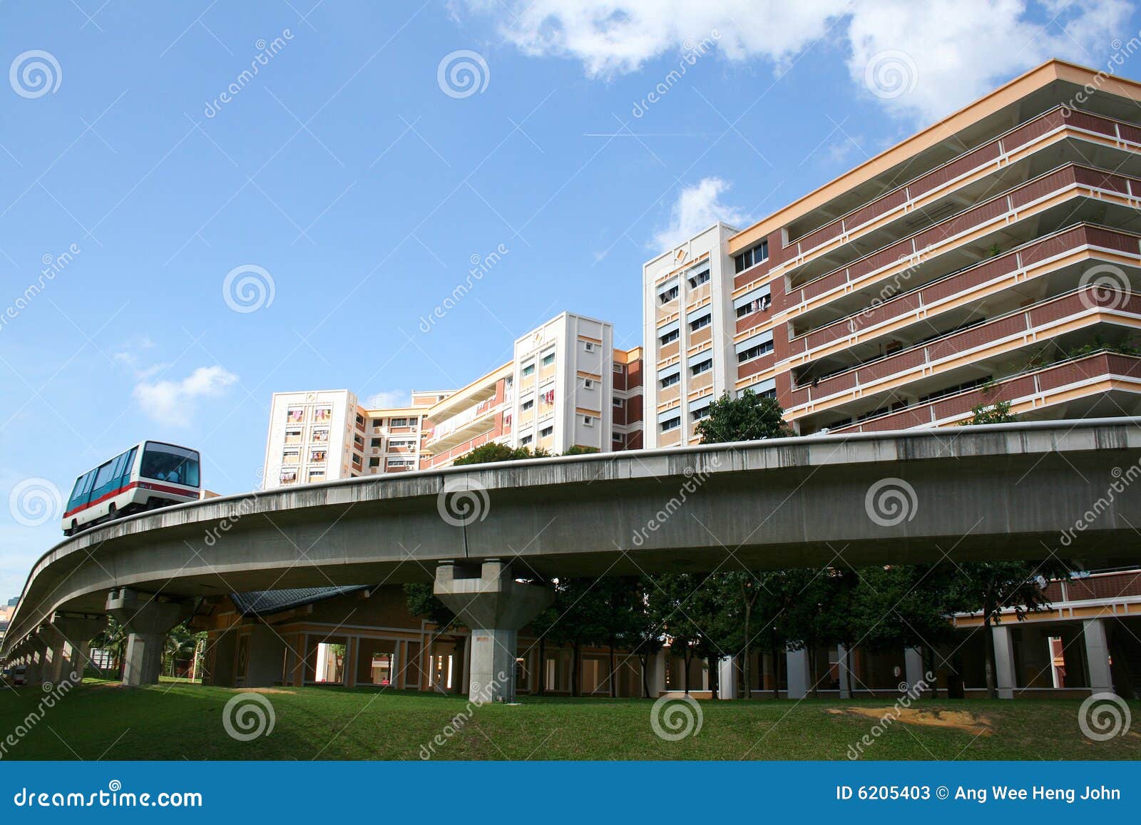 Block of apartments stock image. Image of mini, colourful - 6205403