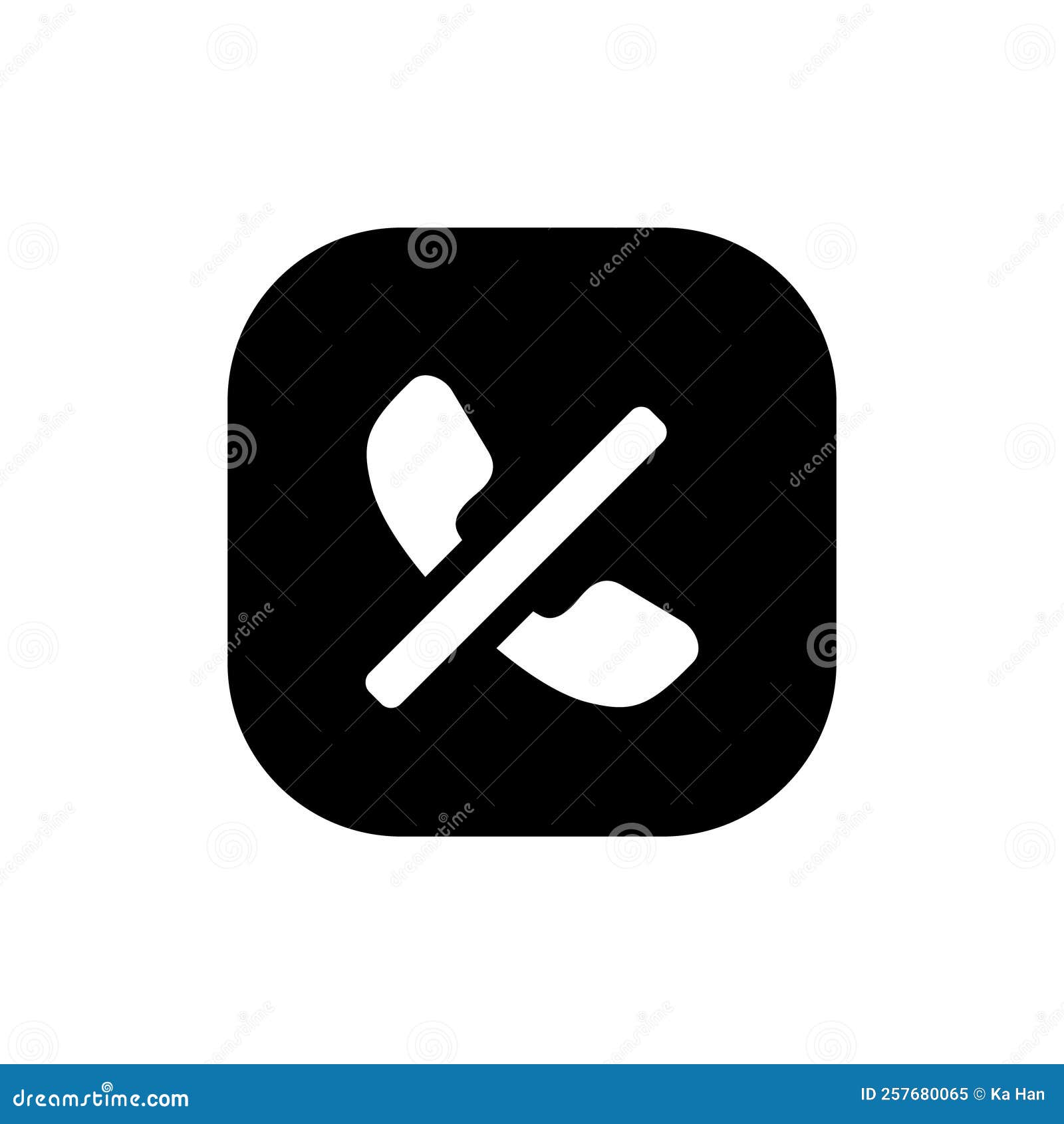 Do Not Disturb, The Call Barring, Icon Cartoon Vector | CartoonDealer ...