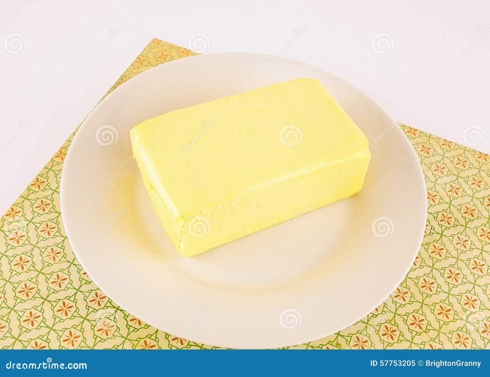 Block of butter stock image. Image of square, green, printed - 57753205