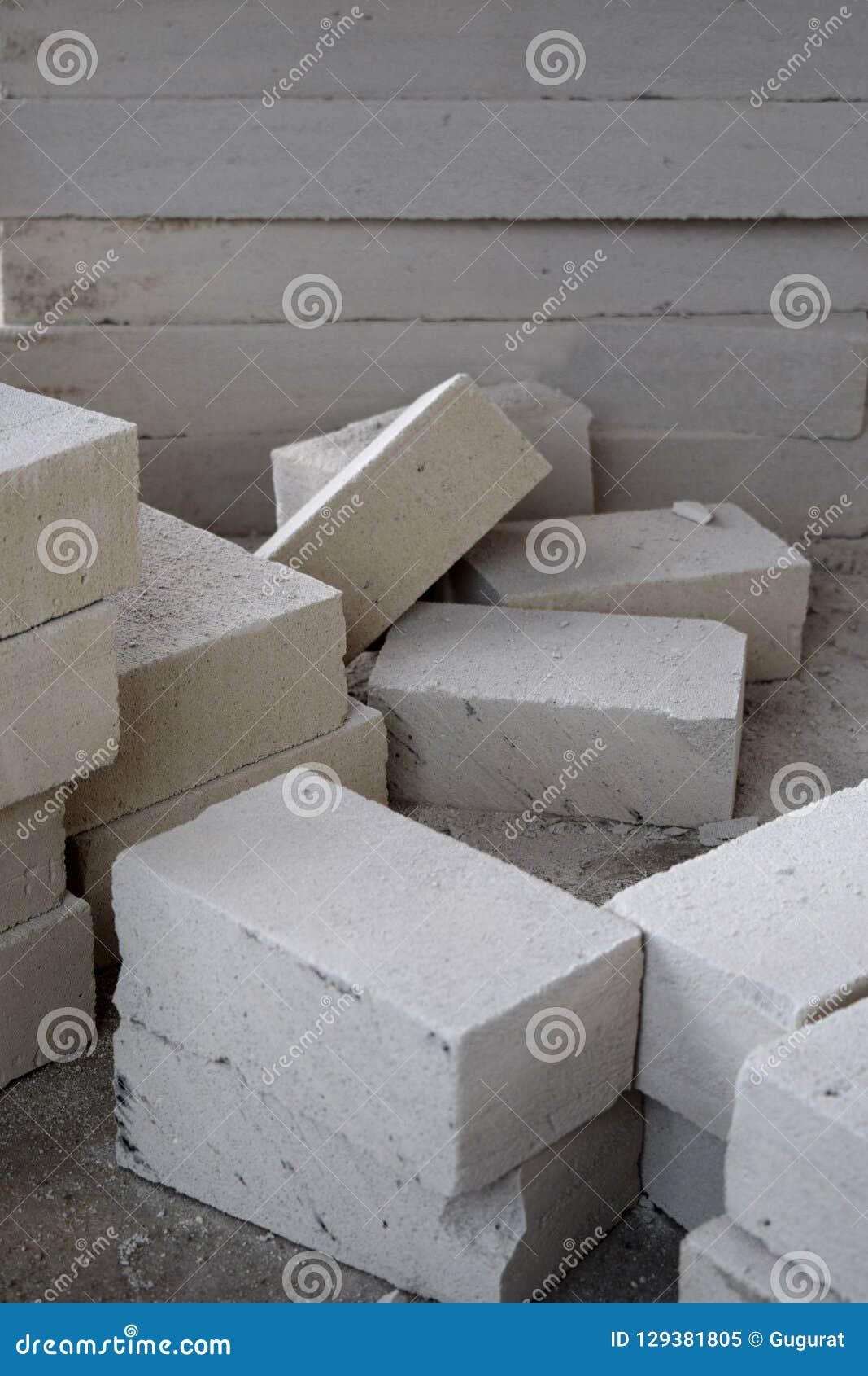 Block Cement construction stock image. Image of industrial - 129381805