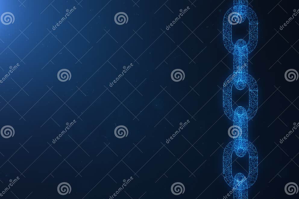 Block Chain Concept, Digital Block Chain Technology. Cryptocurrency ...