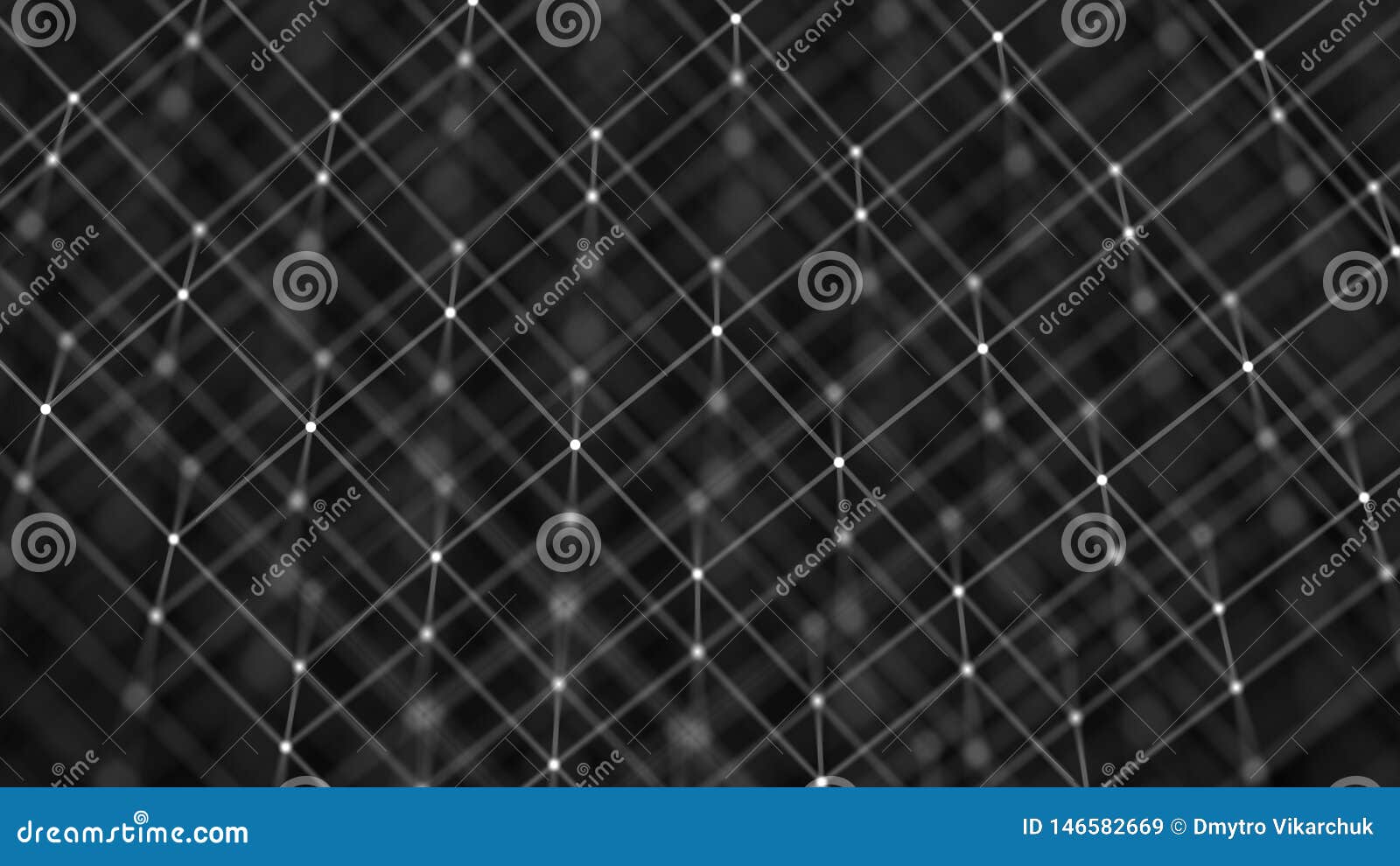 Block Chain Concept. Network Connection. 3D Rendering. Big Data ...