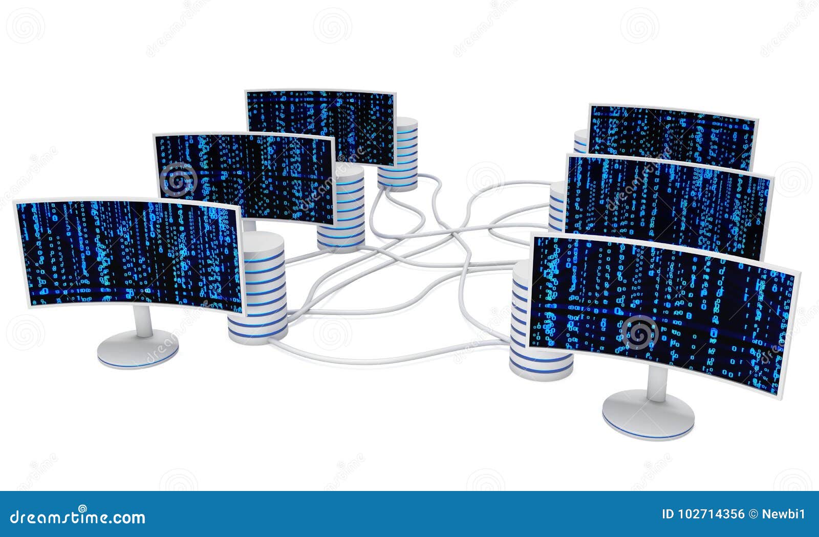 Hard Code With Abstract Technology Binary Code Background.Digital ...