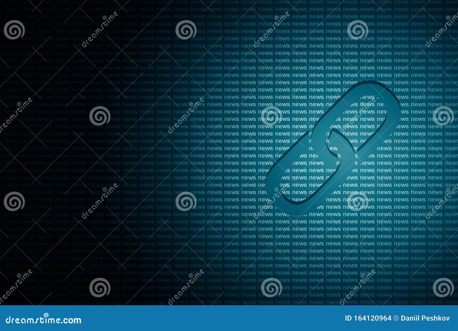 Block Chain and Hyperlink Concept Stock Illustration - Illustration of ...