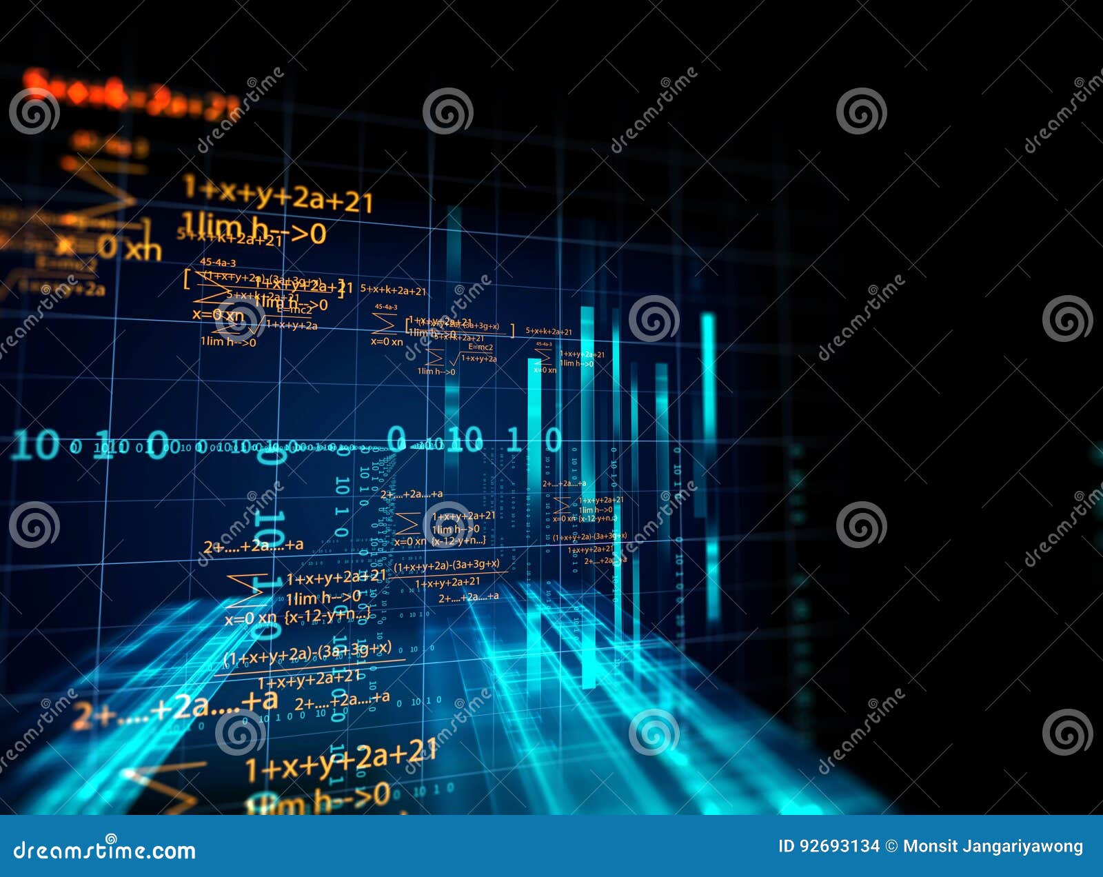 Block Chain Network Concept on Technology Background Stock Illustration ...