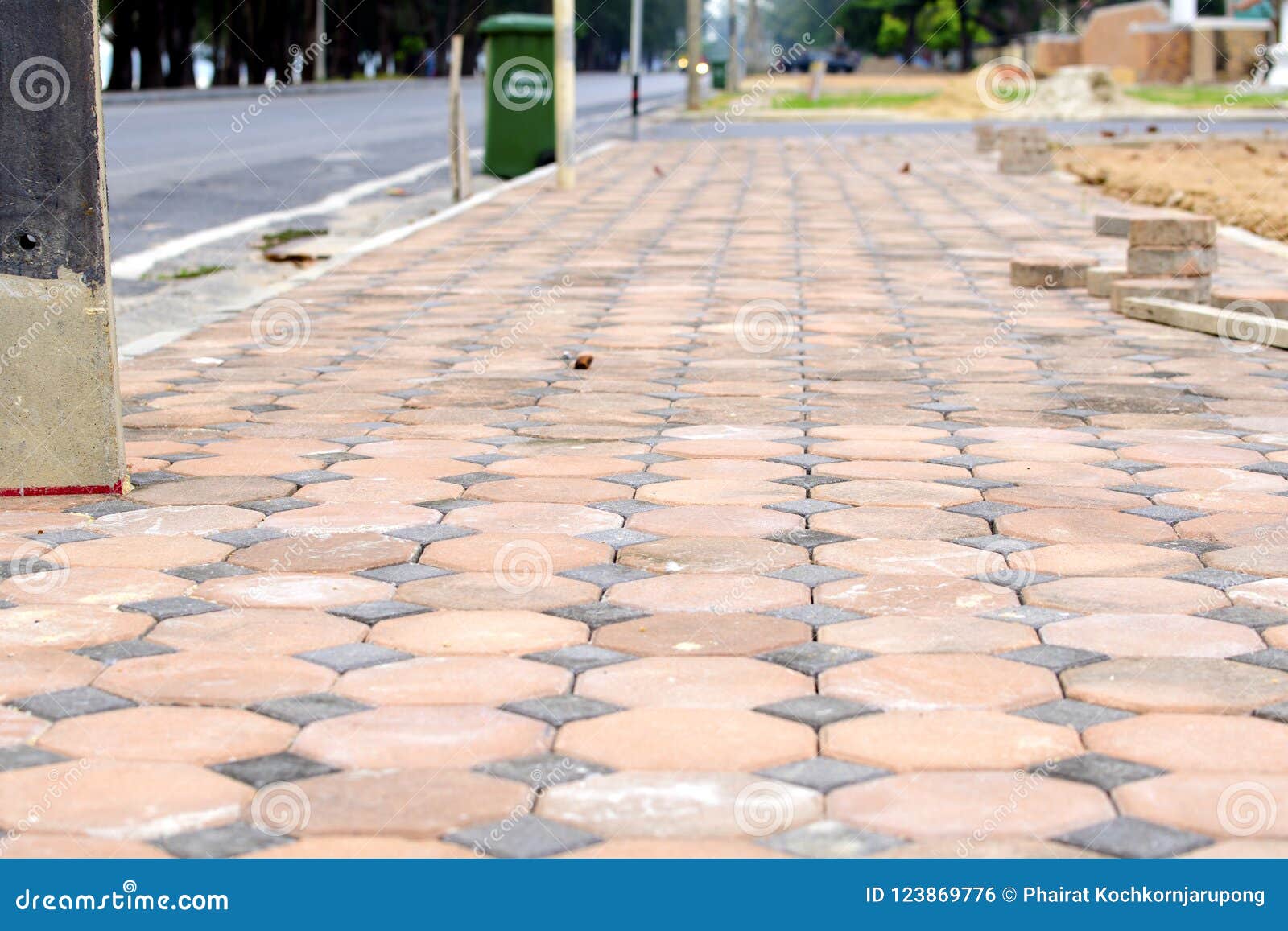 Block corridor stock photo. Image of beautiful, concrete - 123869776