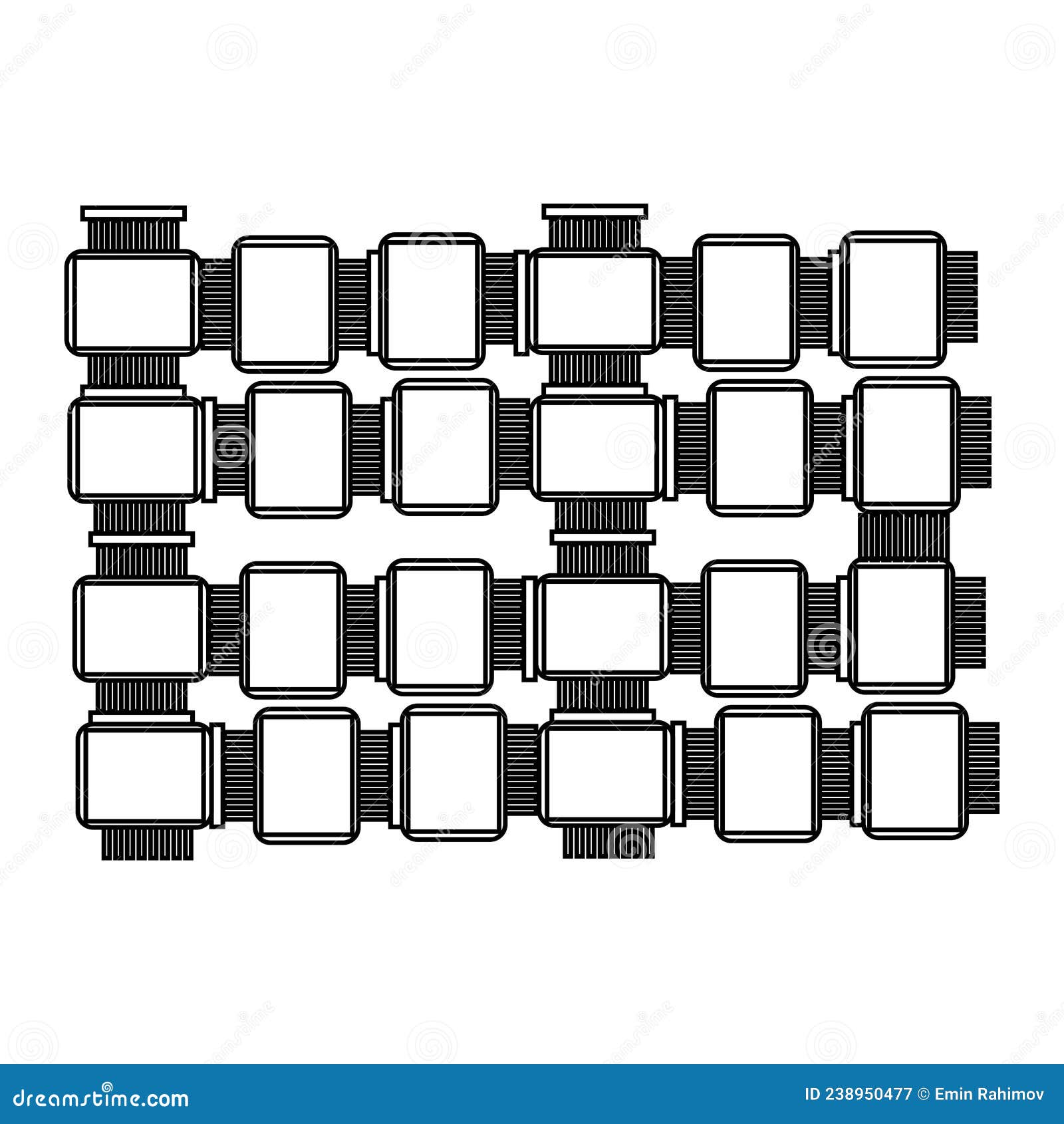Block Diagram Computer Technology Sign Eps Ten Stock Vector ...