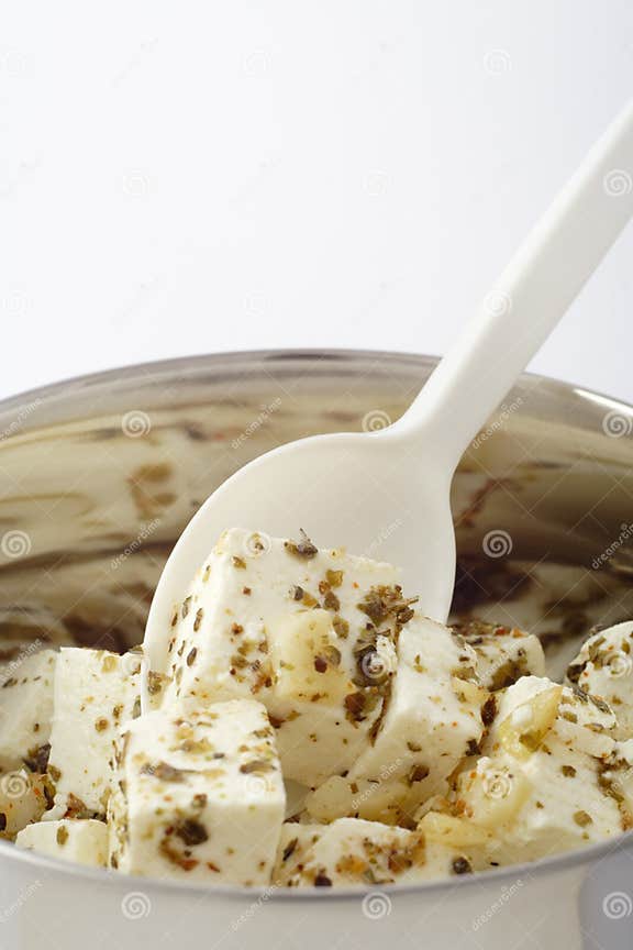 The block of feta cheese stock image. Image of plastic - 8943871