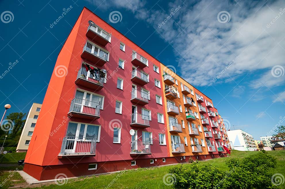 Block of flats stock image. Image of vivid, blocks, homes - 14452591