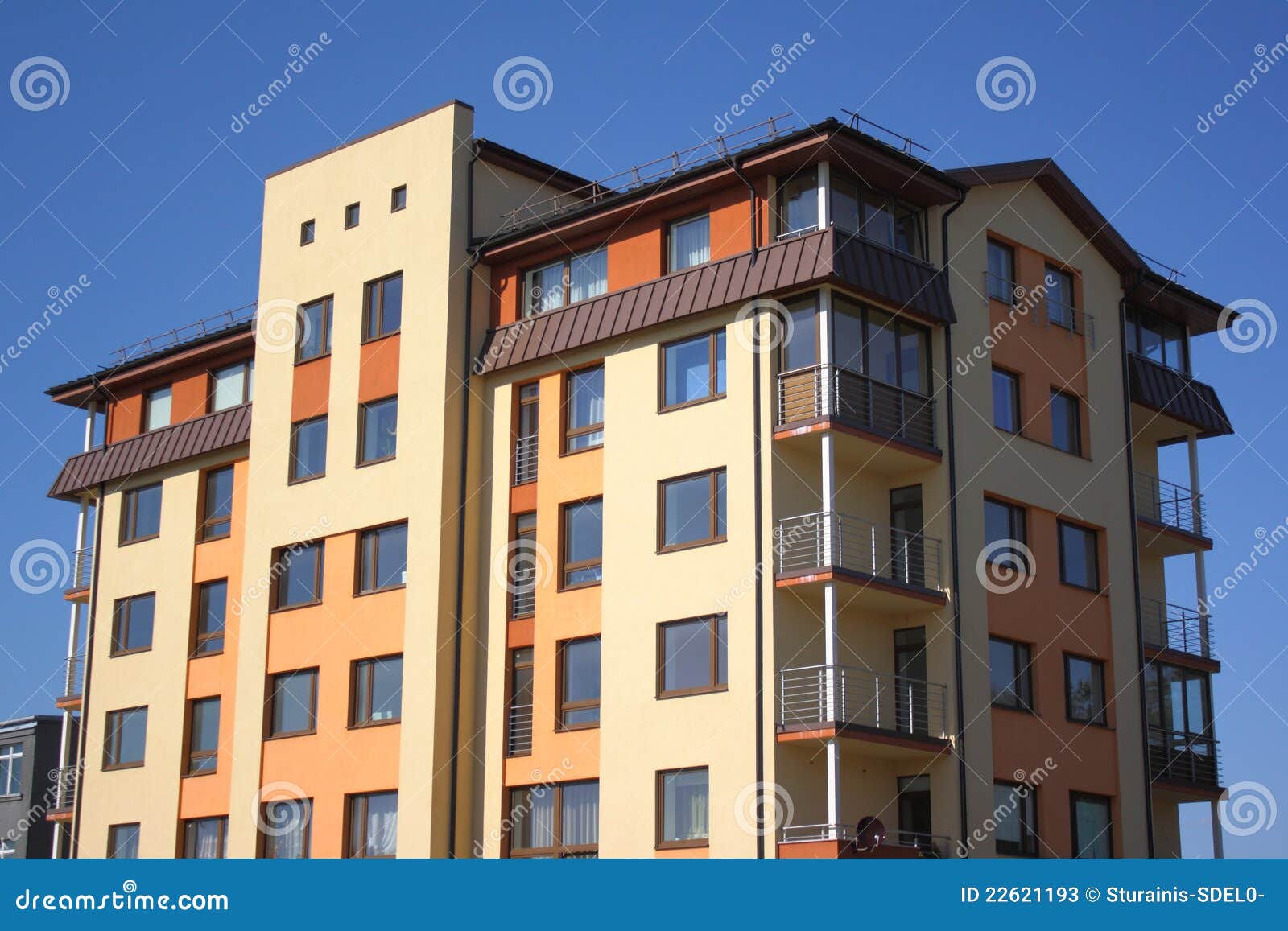 Block of flats stock image. Image of building, residential - 22621193
