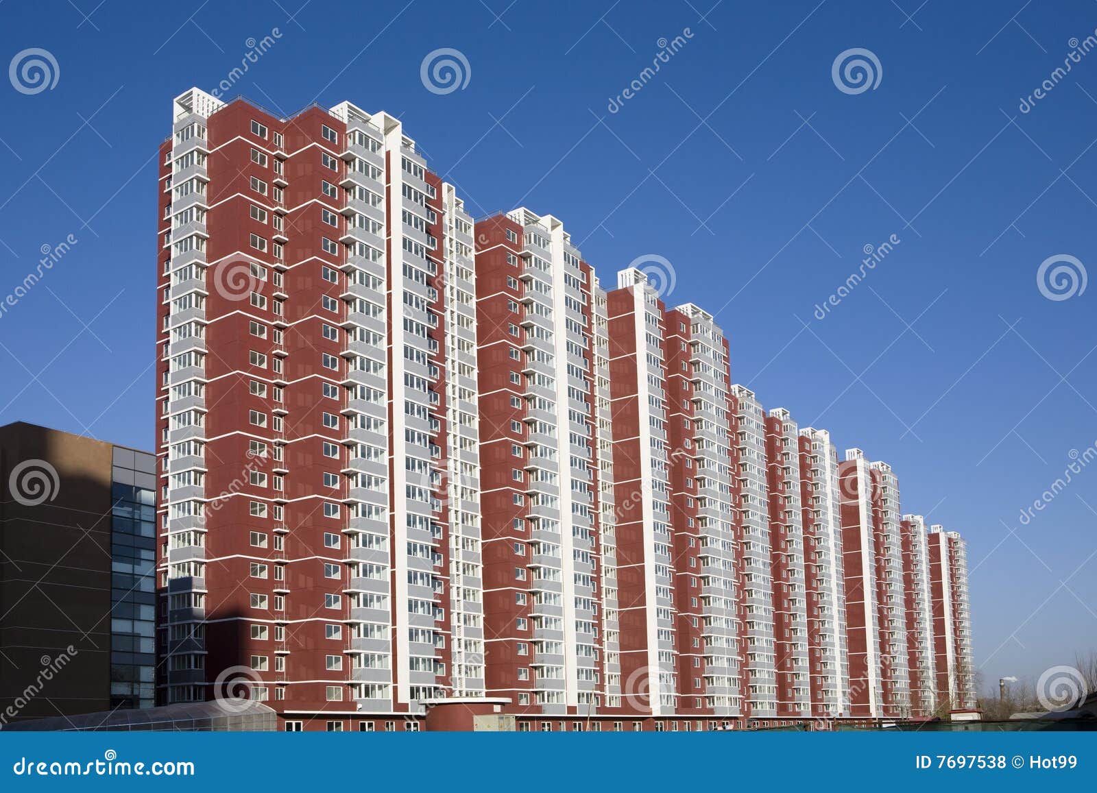 Block of flats stock photo. Image of provinces, tower - 7697538