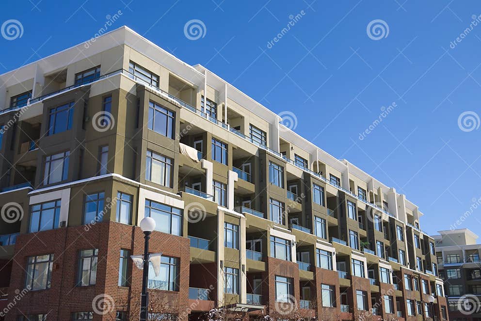 Block of Flats - Apartment Building Stock Image - Image of block ...