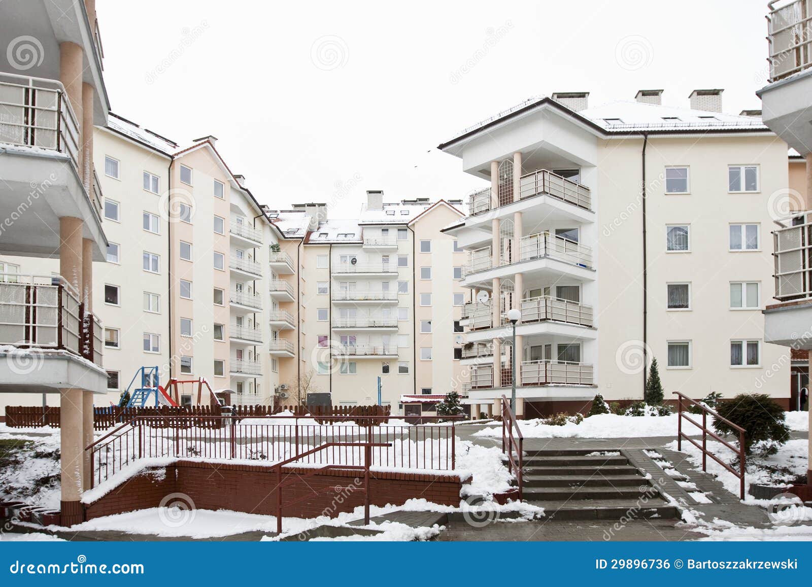 Block of flats stock photo. Image of brick, suburb, development - 29896736
