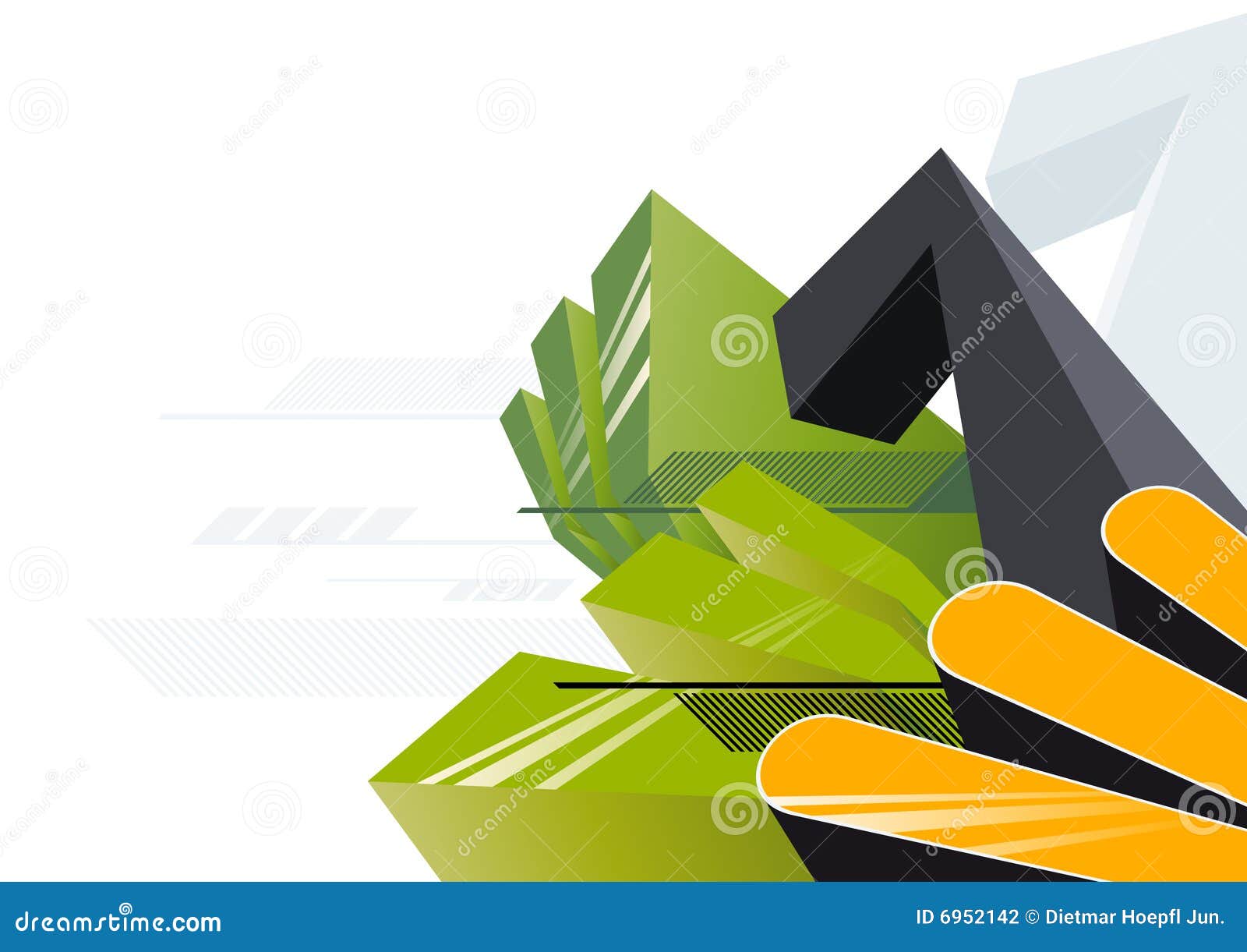 Block graphic composition stock vector. Illustration of modern - 6952142