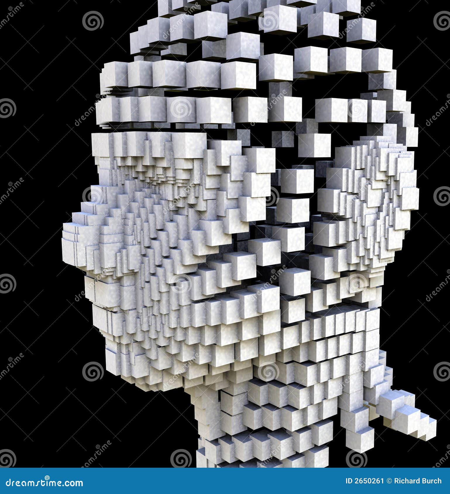 Block Head stock illustration. Illustration of blocks - 2650261