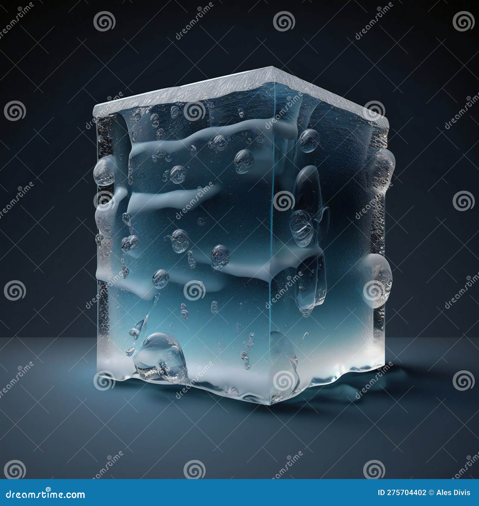 Block of ice illustration stock illustration. Illustration of light ...