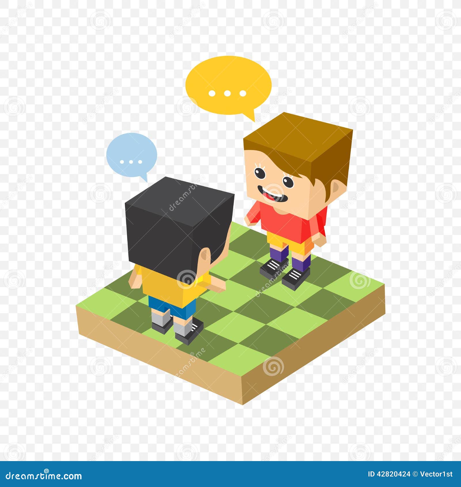 Isometric Cartoon Character Stock Illustrations – 20,975 Isometric ...