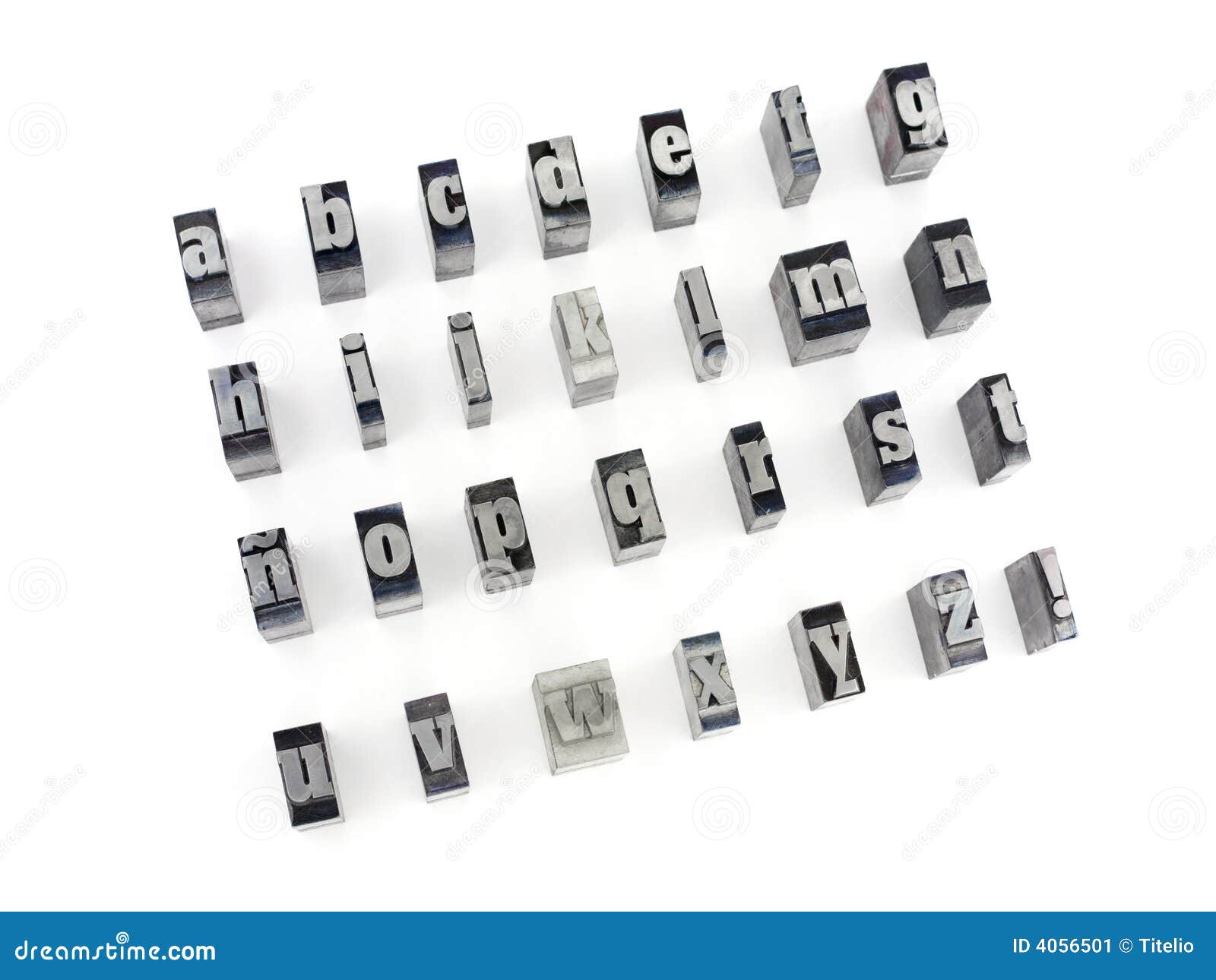 Block letters stock image. Image of iron, isolated, antique - 4056501