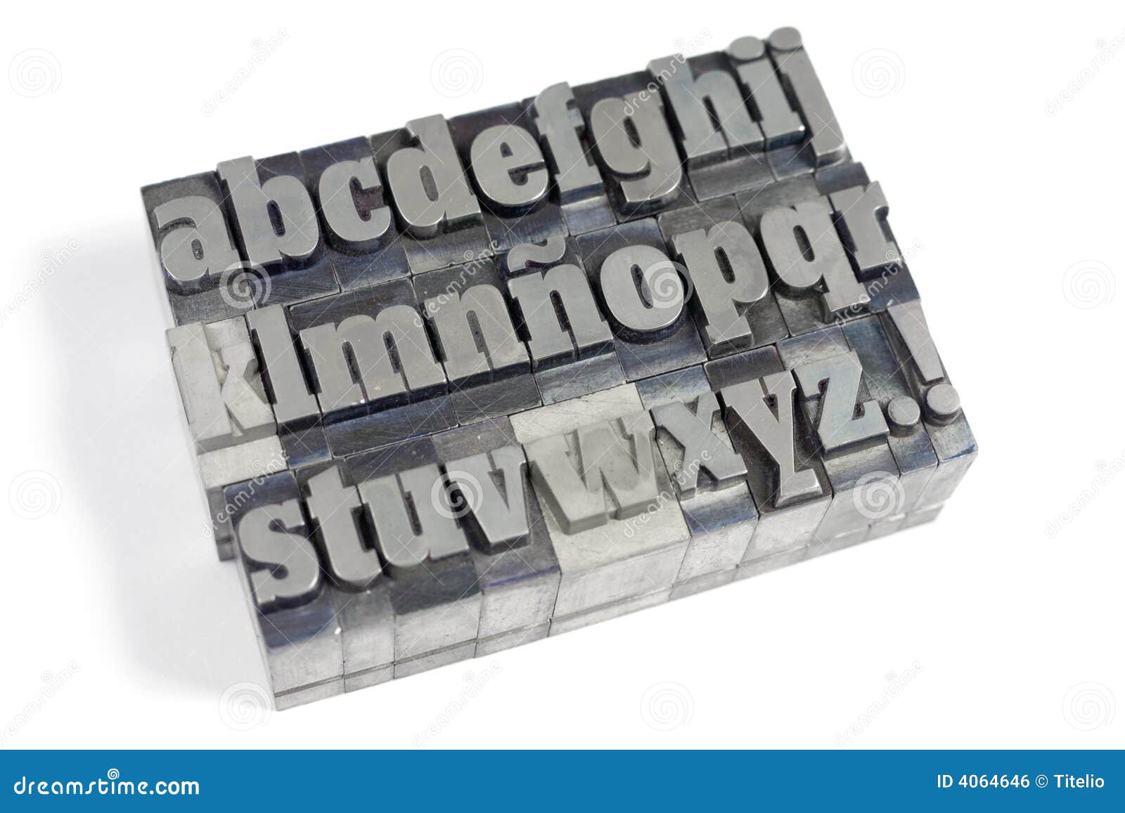 Block letters stock photo. Image of object, print, antique - 4064646