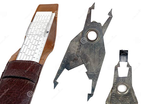 Block Letters and Measuring Tool Stock Image - Image of graphical ...