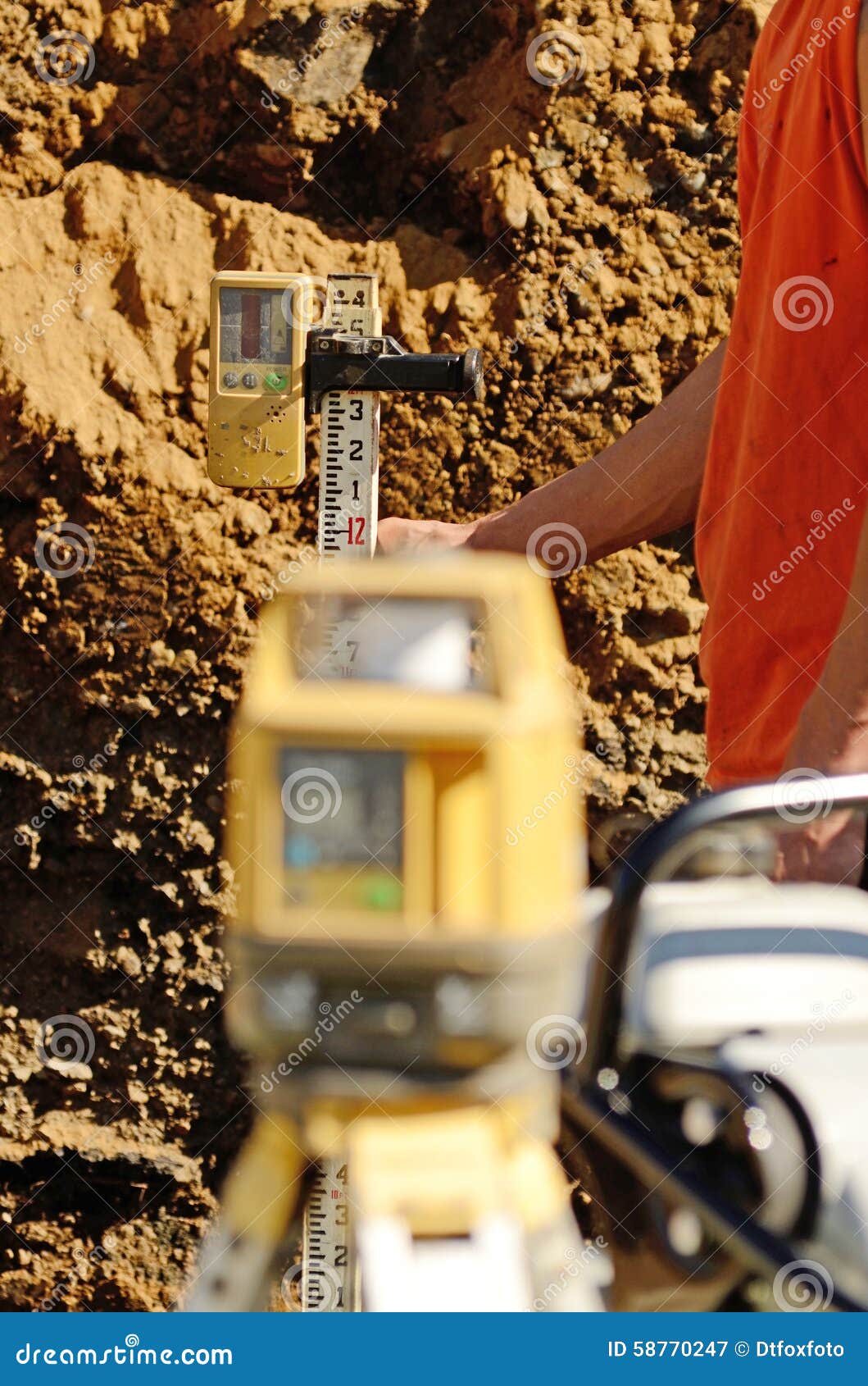 Block Level stock image. Image of track, male, road, machinery - 58770247
